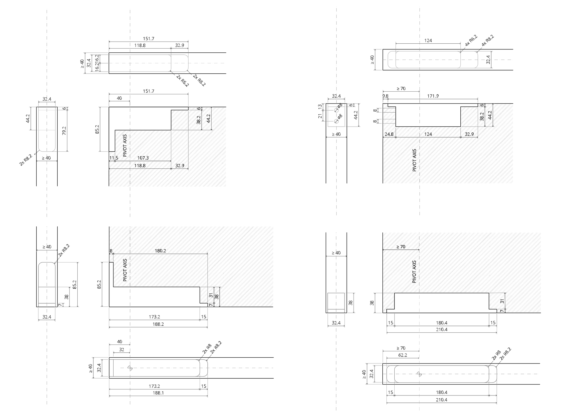 Gallery of And Yet It Holds: A Pivot Hinge System That Keeps Doors at ...