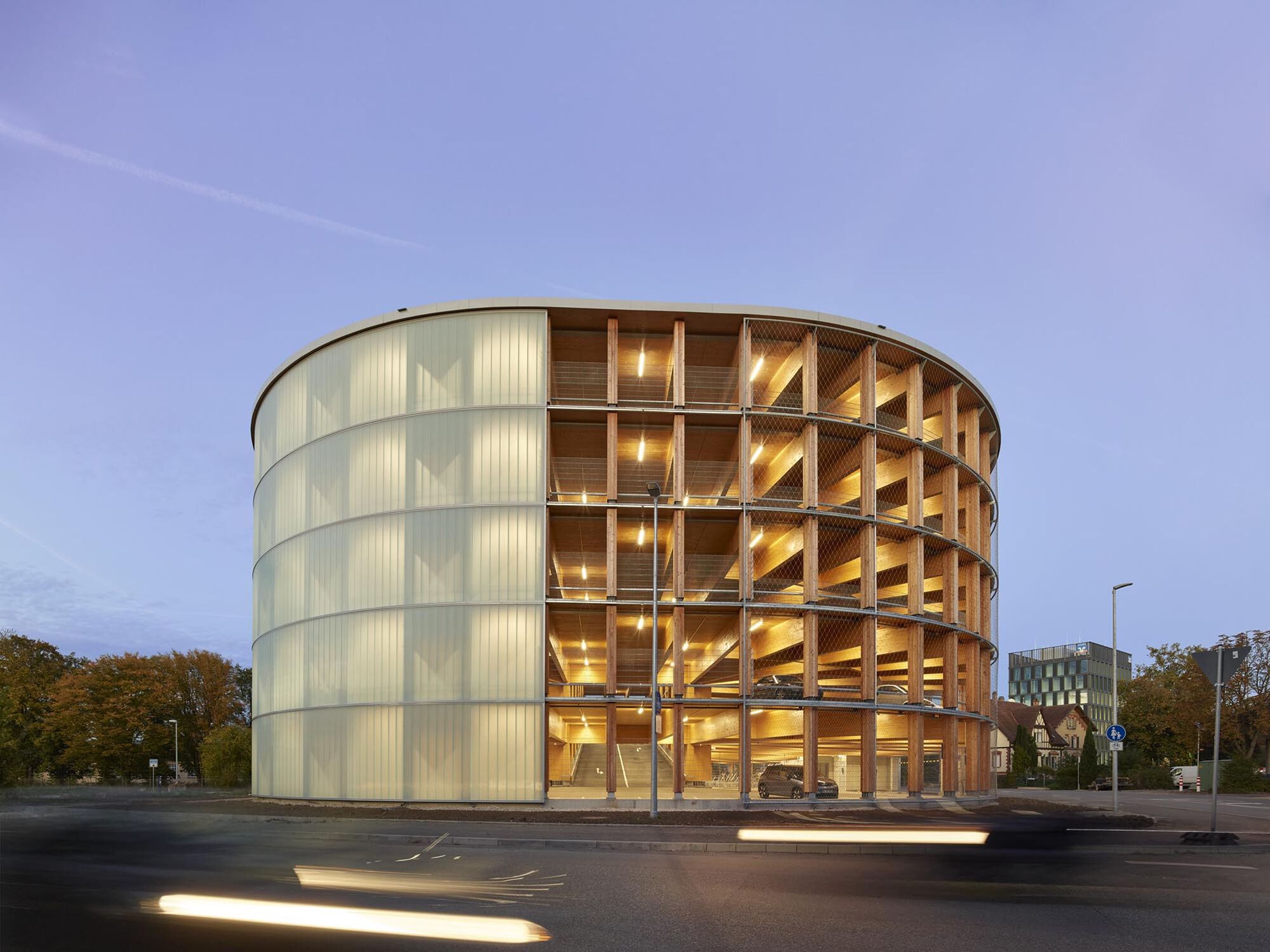 Gallery of Wooden Parking Garage Wendlingen / herrmann+bosch ...