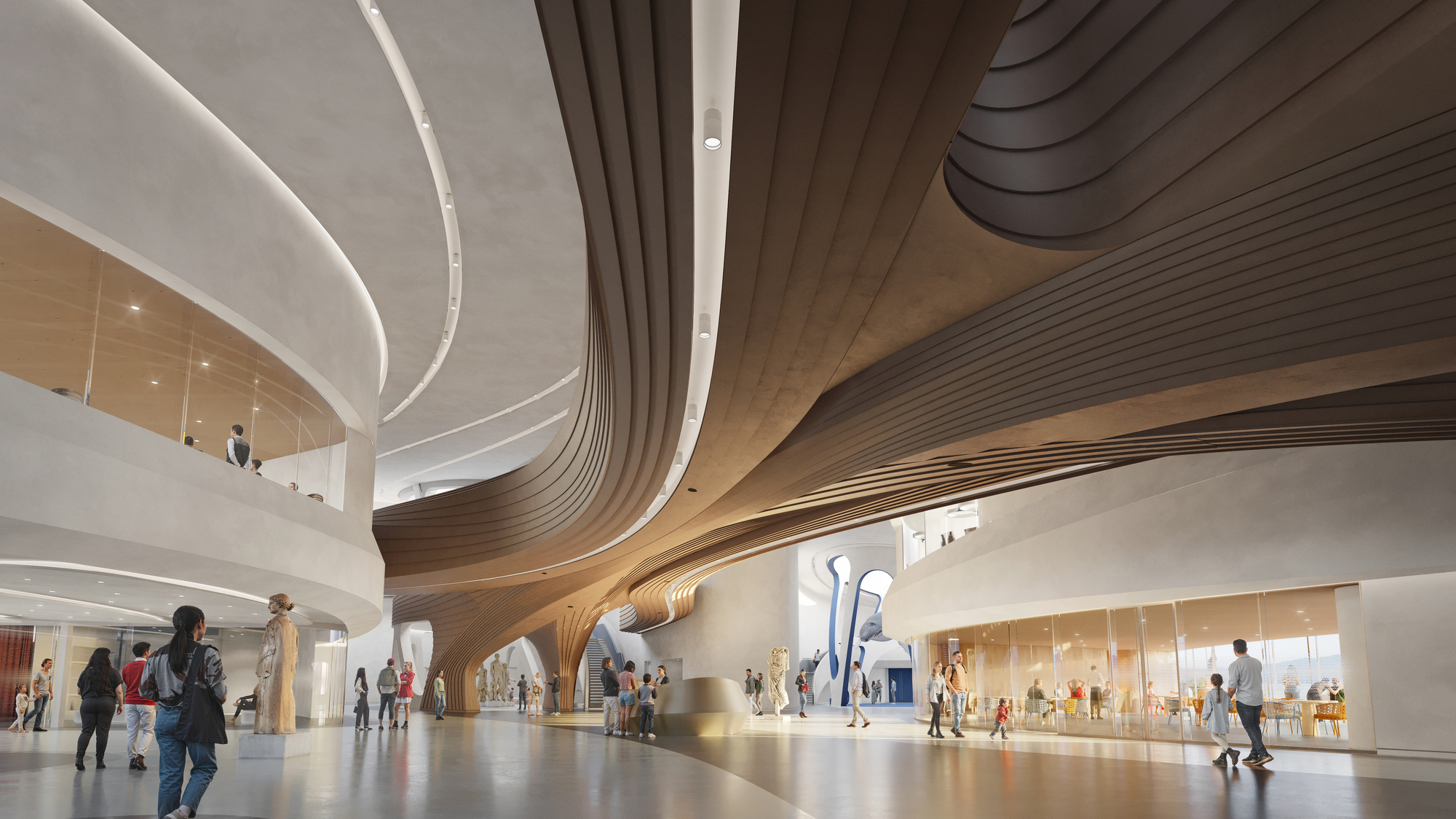 Gallery of Zaha Hadid Architects Begins Construction of the Center of ...