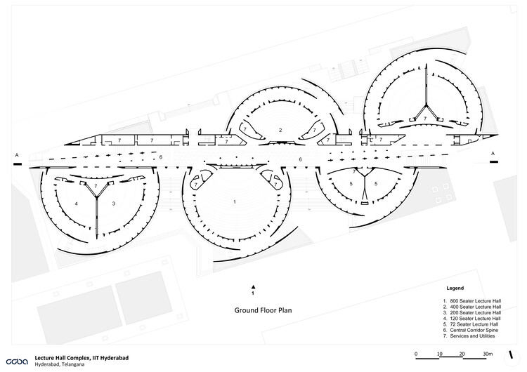 Lecture Hall Complex, IIT Hyderabad / CCBA Designs | ArchDaily