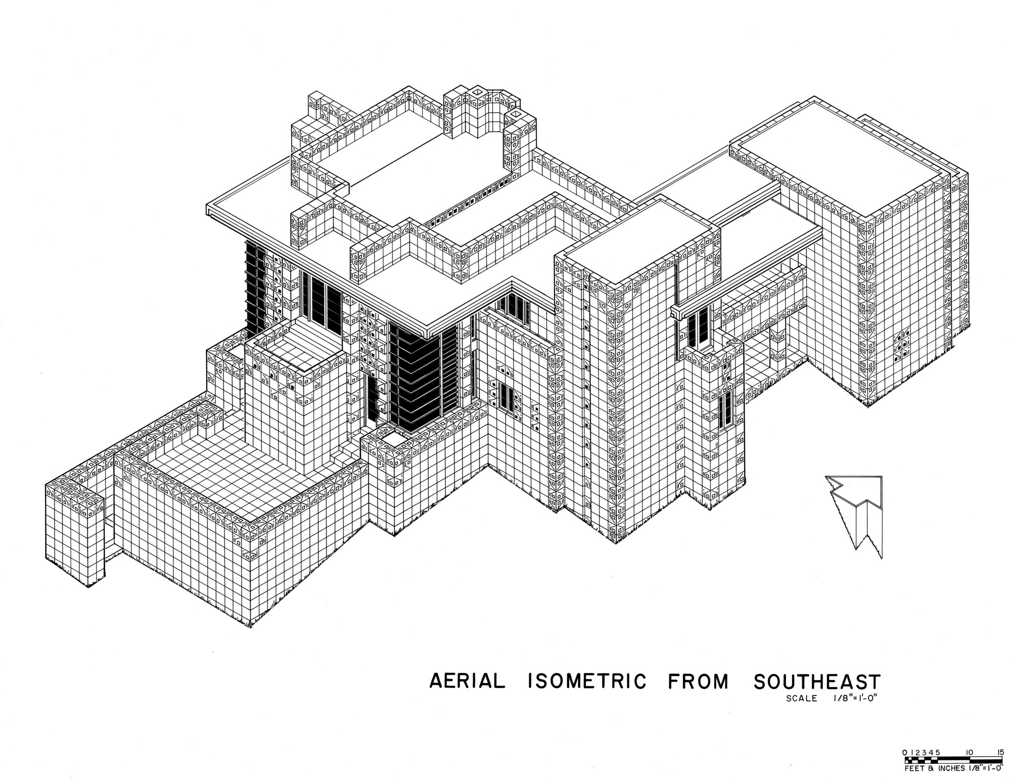 Gallery of Frank Lloyd Wright’s Mayan Revival Houses in Los Angeles ...