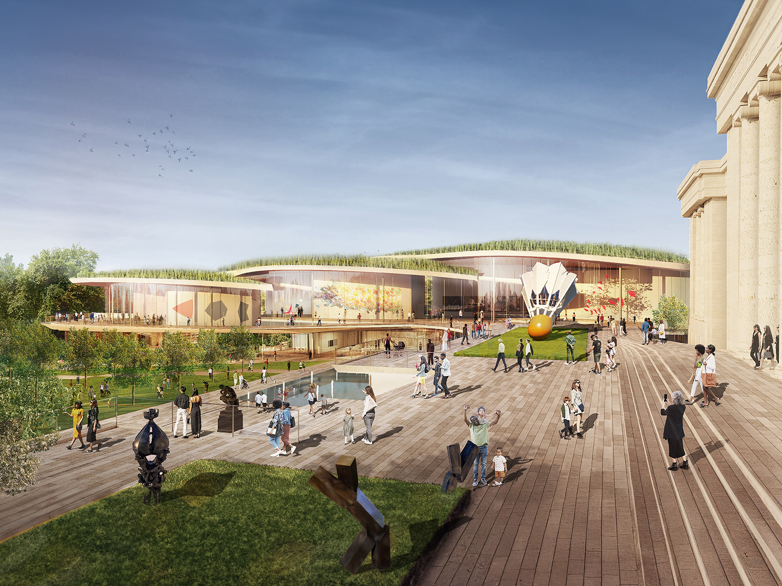 Gallery of Kengo Kuma and Studio Gang Among Shortlist for Nelson-Atkins Museum Expansion in ...