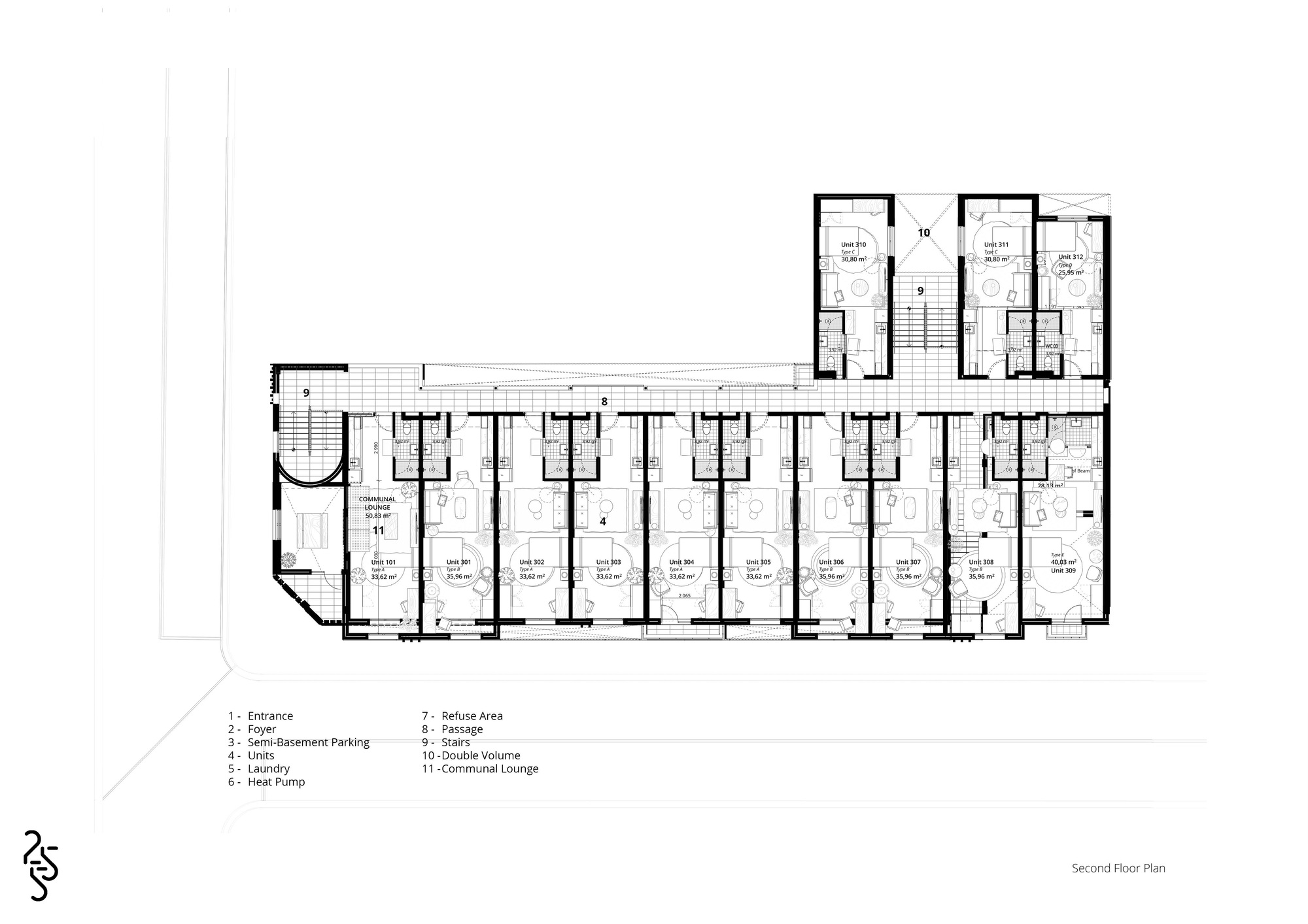 Gallery of 9 on Nares Apartment Building / Two Five Five Architects - 31