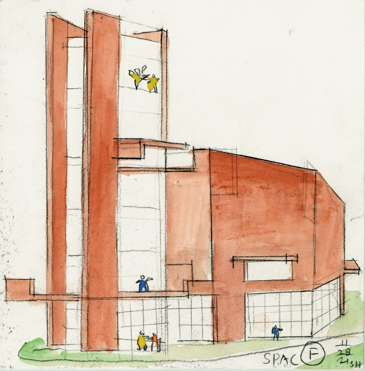 Gallery of "A Building Can Happen Intuitively After the Drawing Has ...