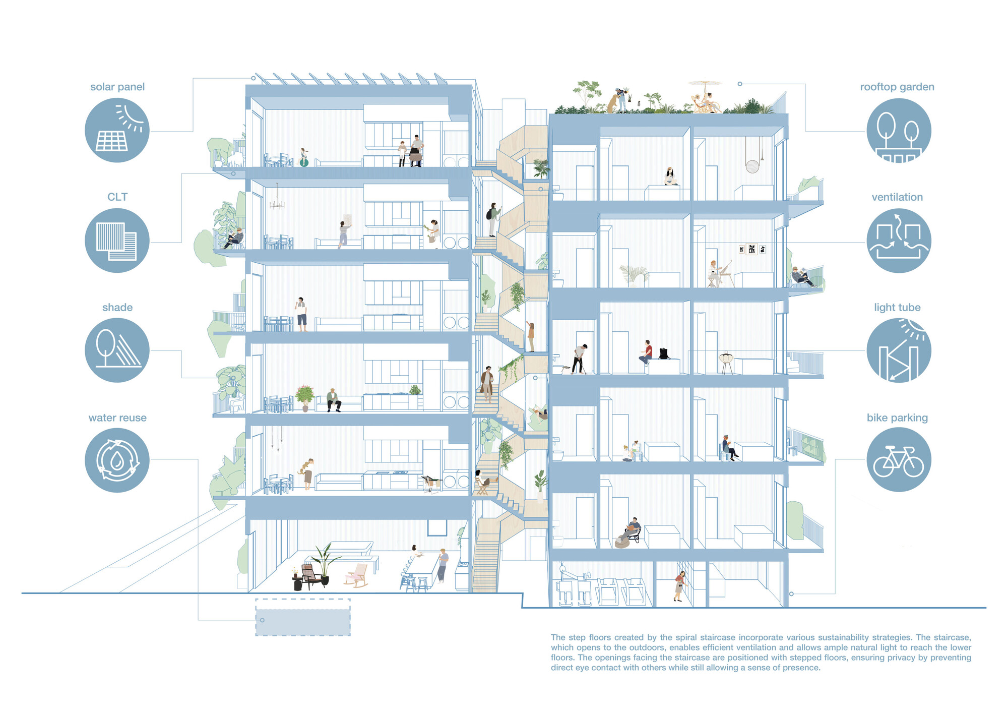 Gallery of Winners of the Denver Single Stair Housing Challenge ...