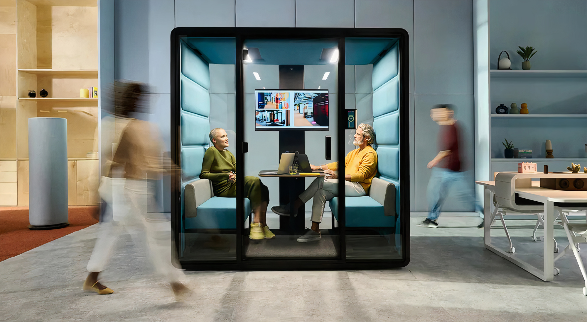 Gallery of Reimagining Office Spaces with Pods as Adaptation Tools - 2