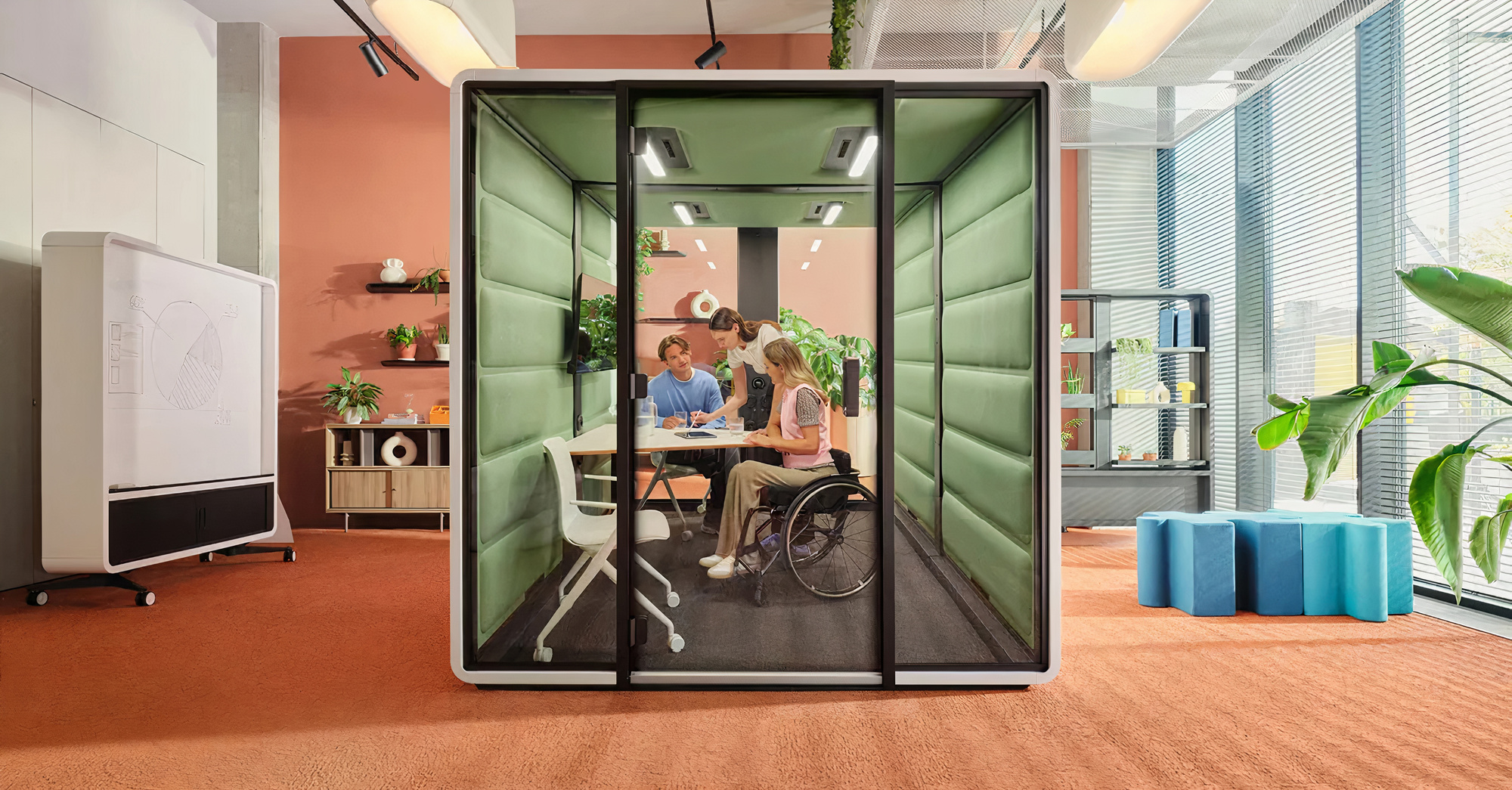 Reimagining Office Spaces with Pods as Adaptation Tools | ArchDaily