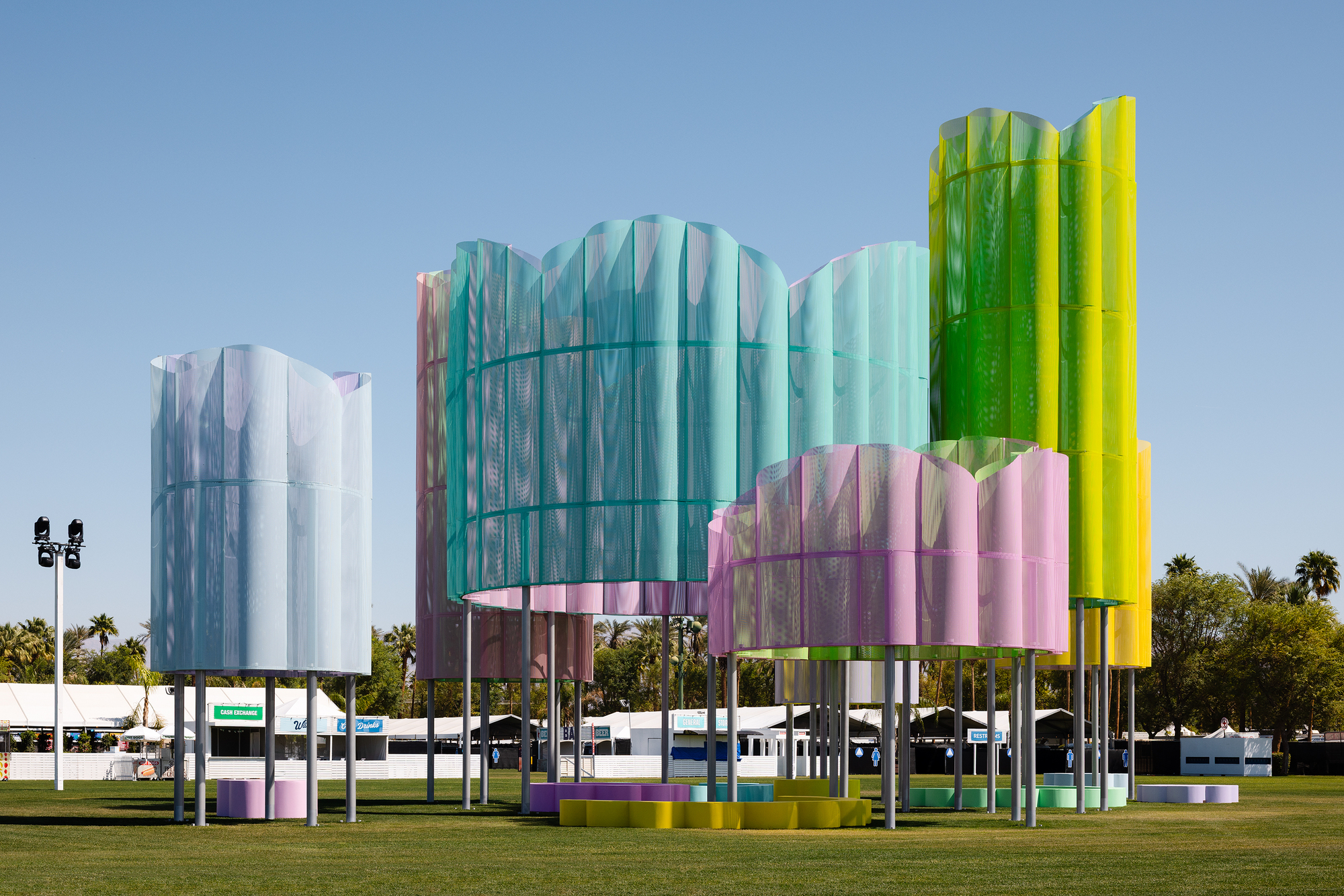 Gallery of Large-Scale Installations Transform the Desert Landscape at Coachella Music Festival ...