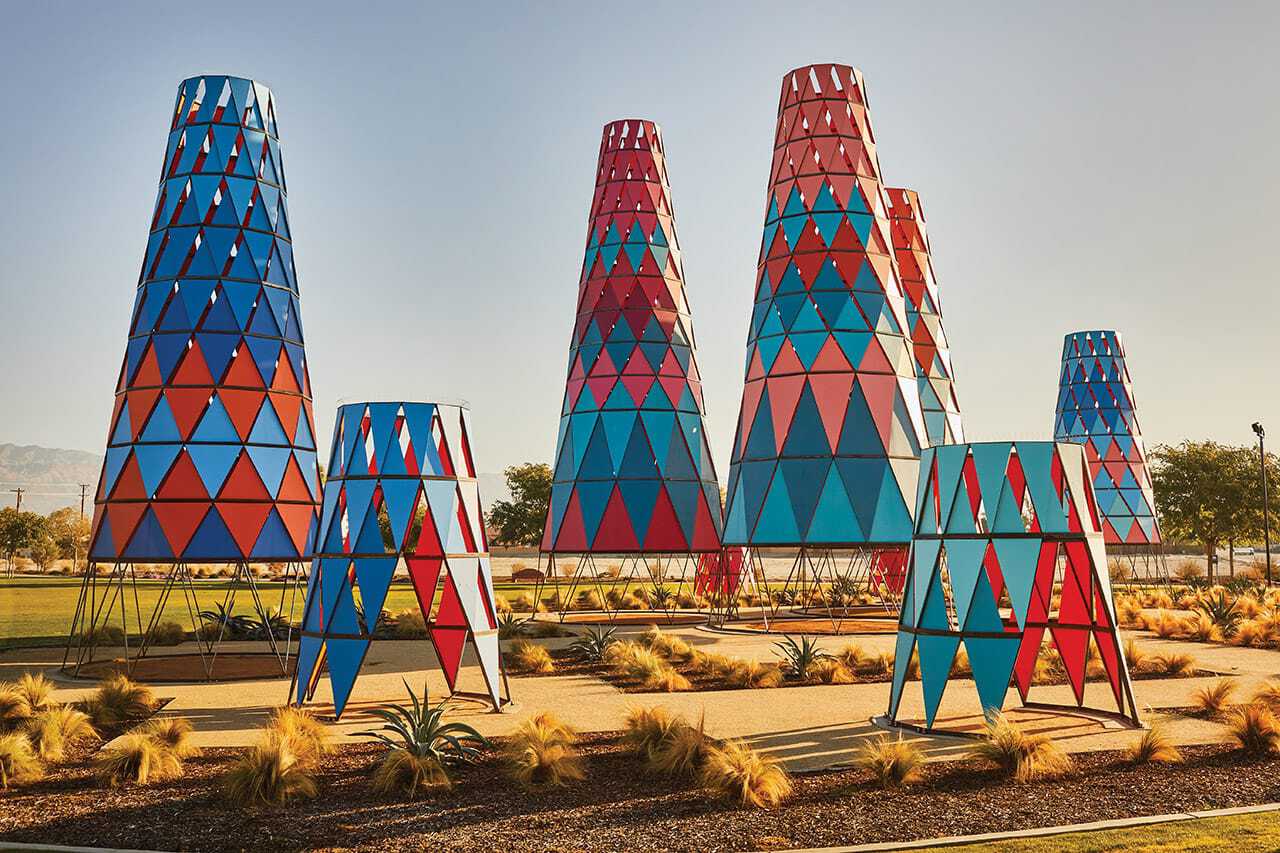 Gallery of Large-Scale Installations Transform the Desert Landscape at Coachella Music Festival ...