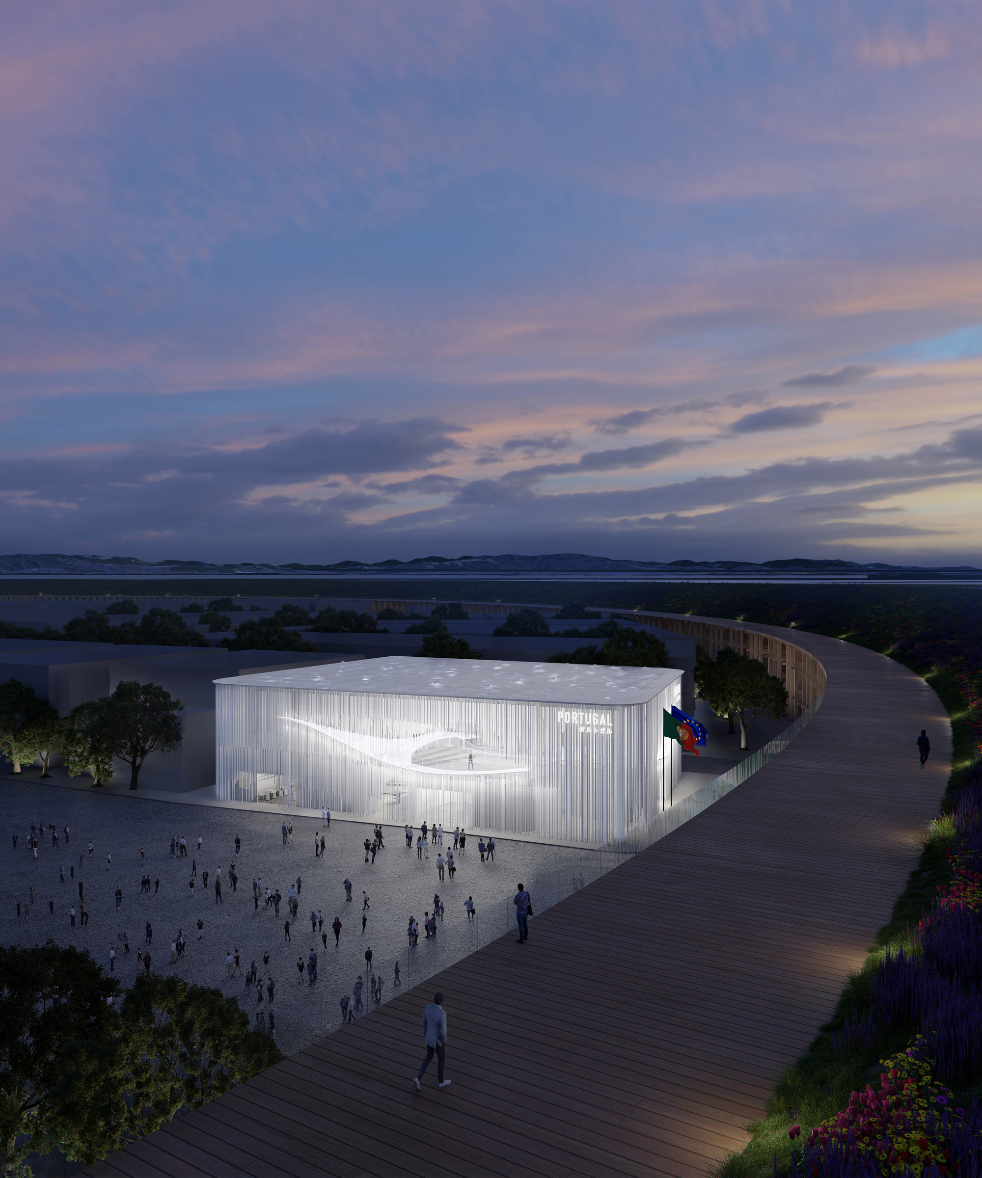 Gallery of Kengo Kuma’s Portugal Pavilion for Expo 2025 Osaka Opens as ...
