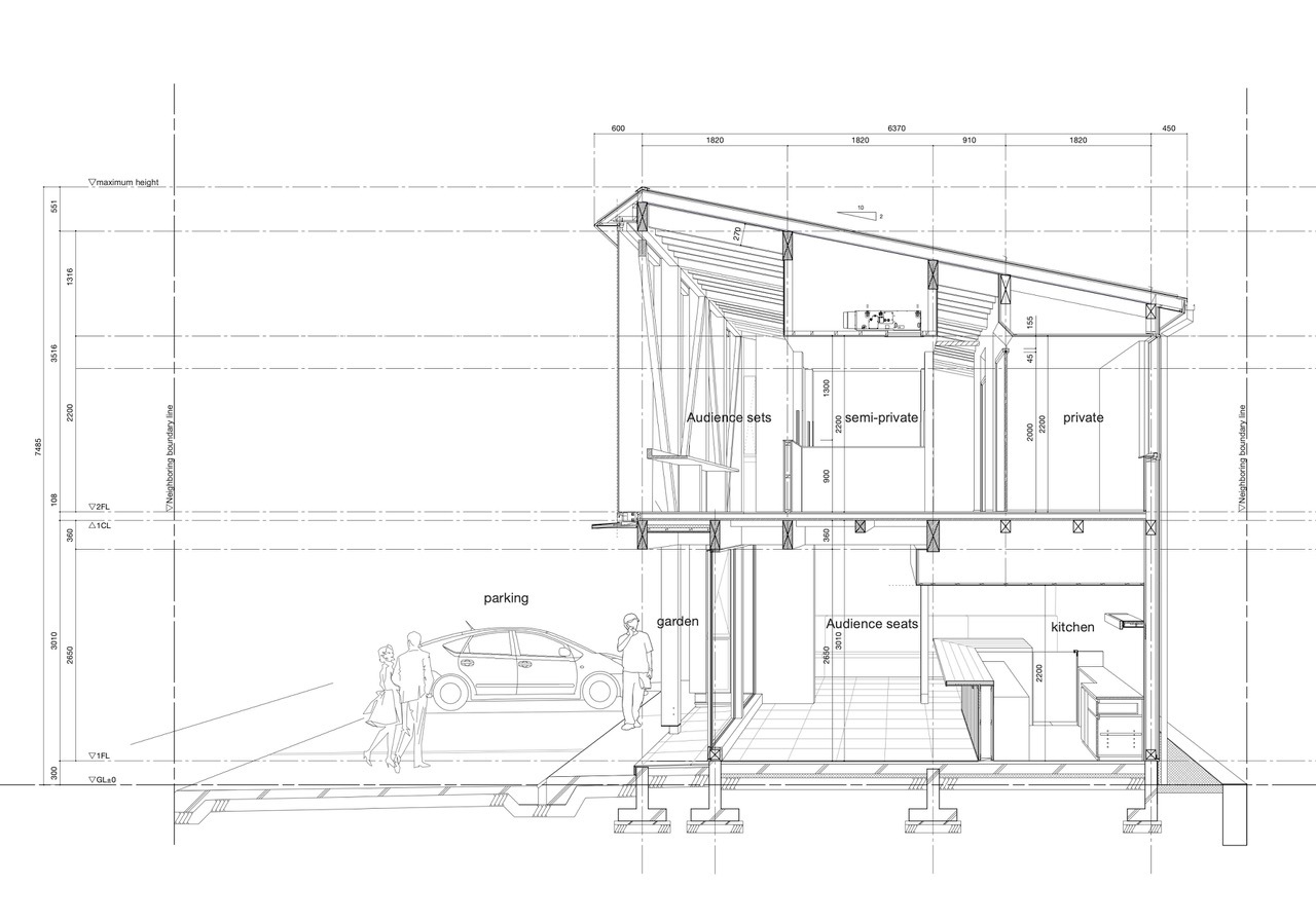 Gallery of Café with a Large Tree in the Middle of Town / toit-design ...