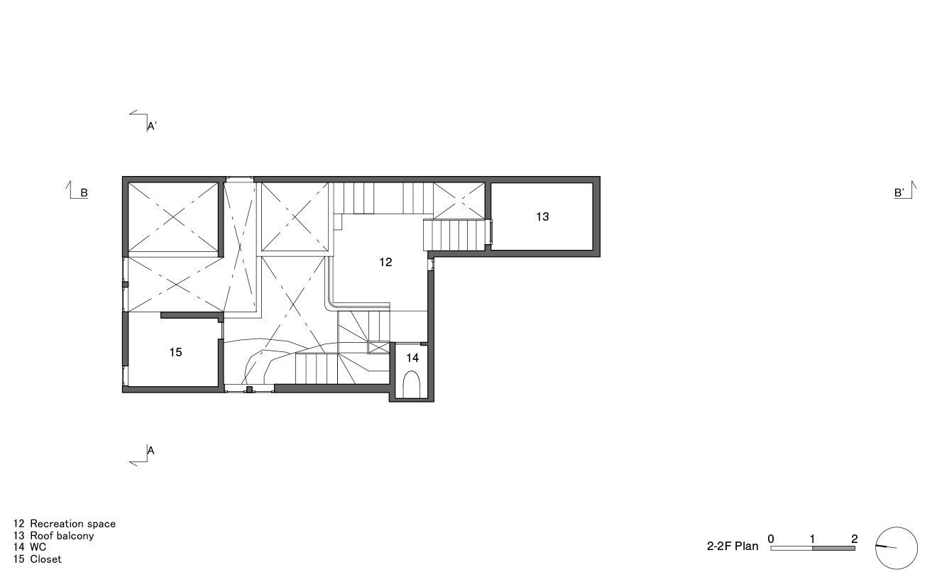 画廊 House in Hirano / FujiwaraMuro Architects - 21