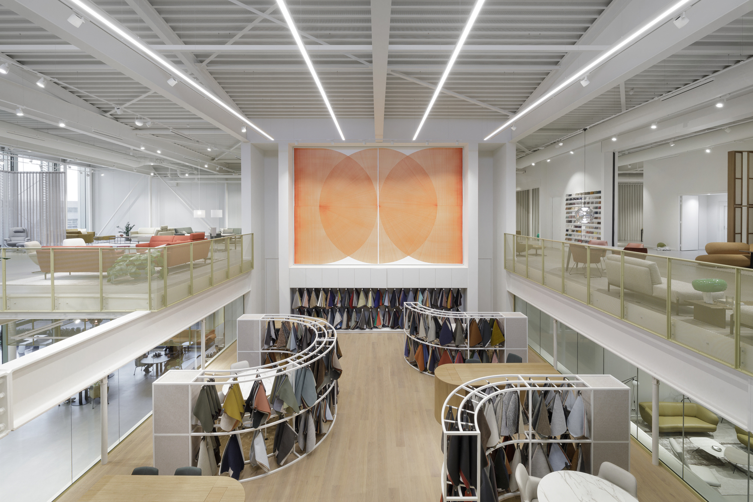 Gallery of Exploring Showroom Interiors: The Art of Displaying Materials, Furniture, and Design ...