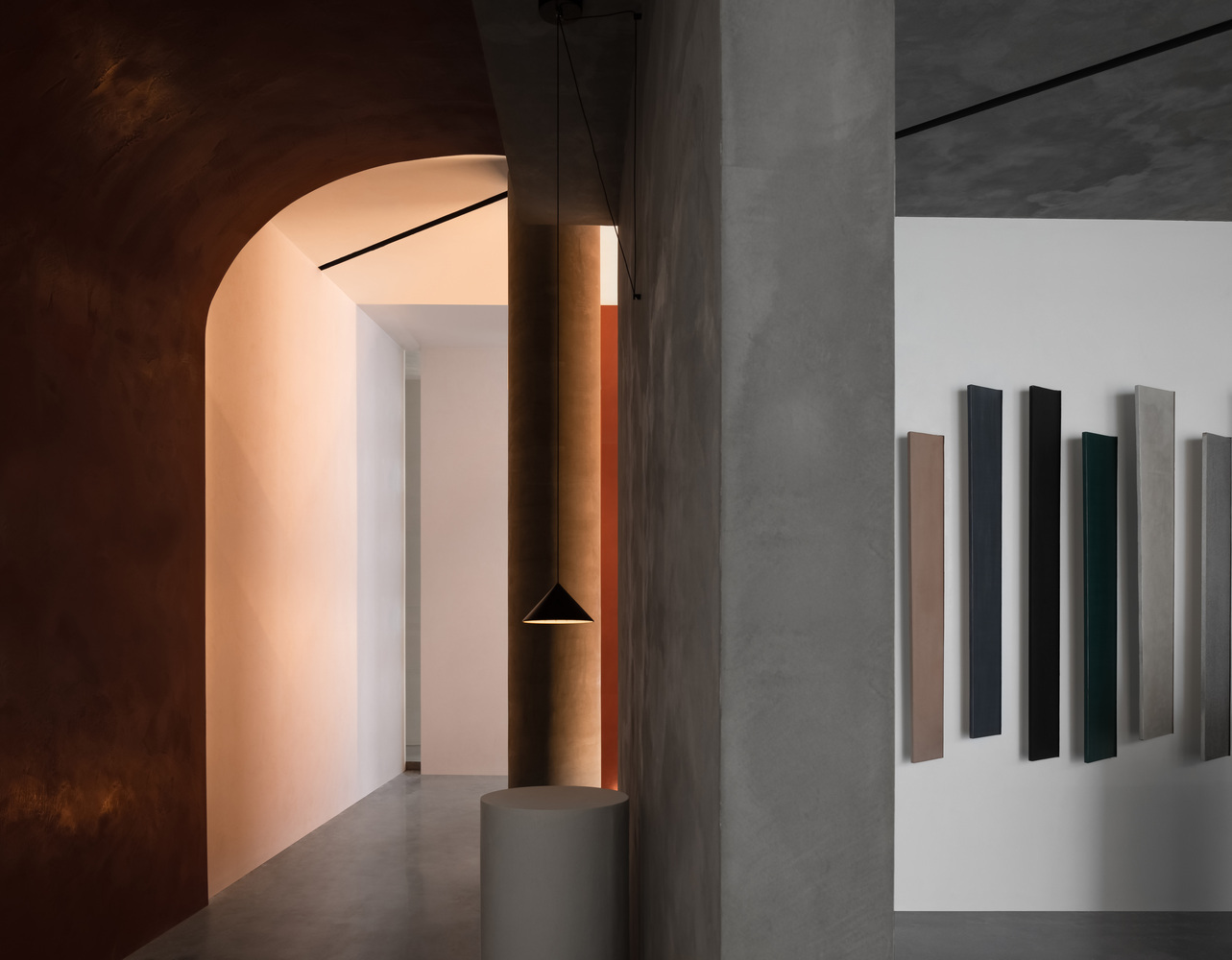 Gallery of Exploring Showroom Interiors: The Art of Displaying Materials, Furniture, and Design ...