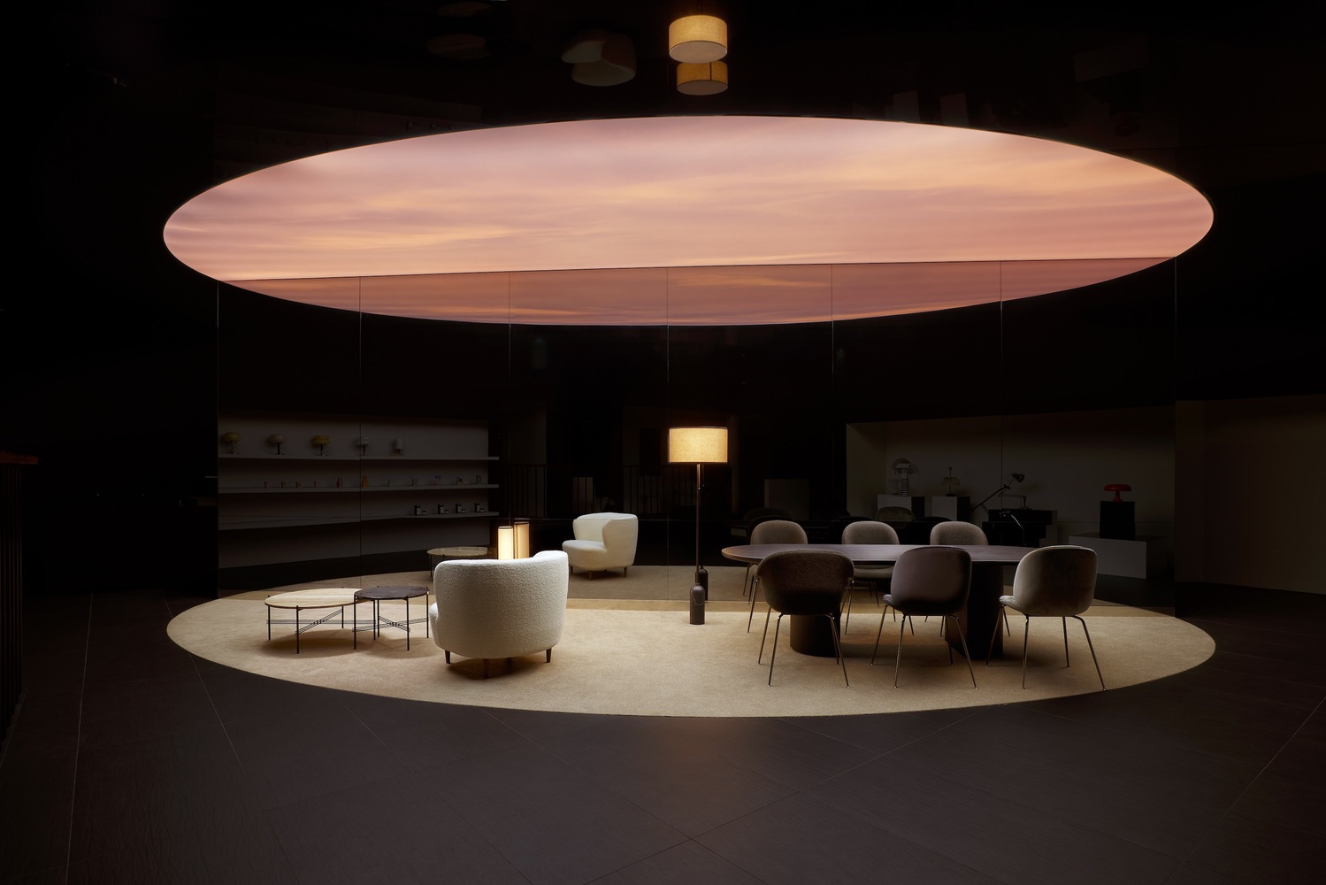 Gallery of Exploring Showroom Interiors: The Art of Displaying Materials, Furniture, and Design ...