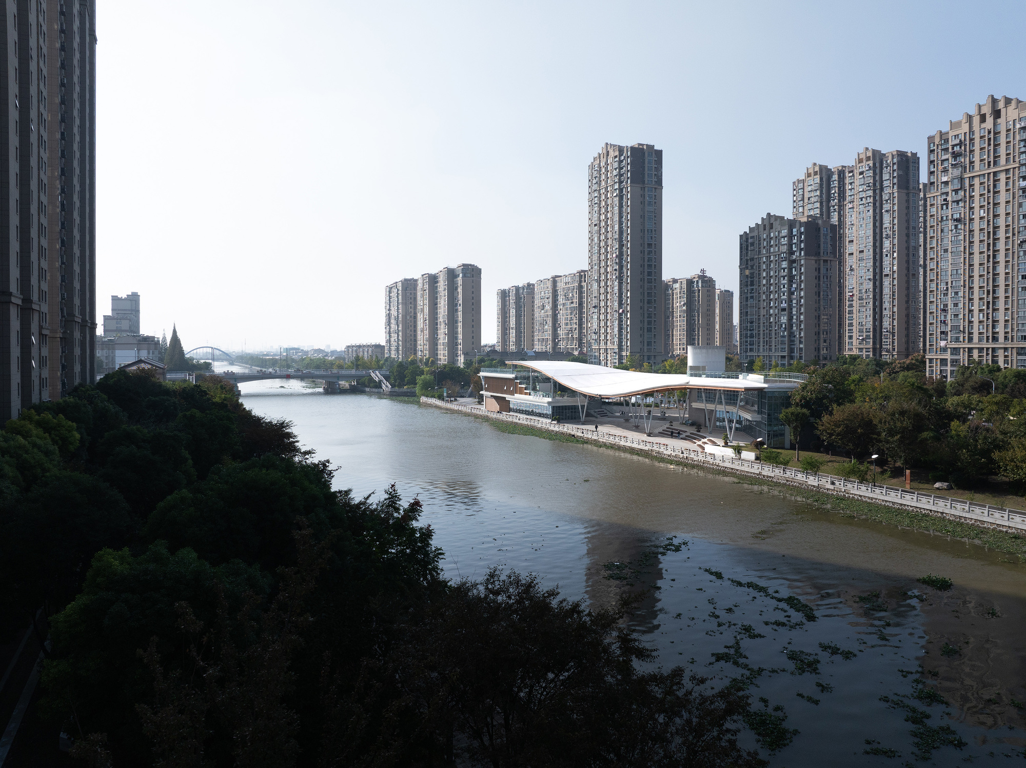 Gallery of The Canopy Pavilion by the Canal / AESEU Architectural ...