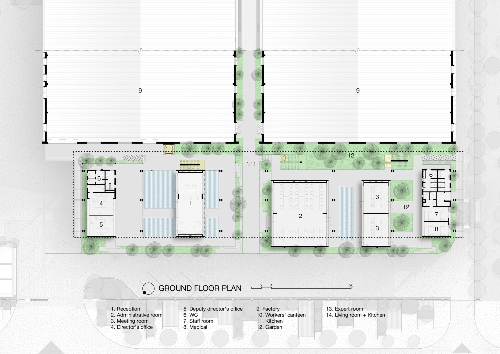 Galeria de Escritório da Fábrica Têxtil / Ho Khue Architects - 48