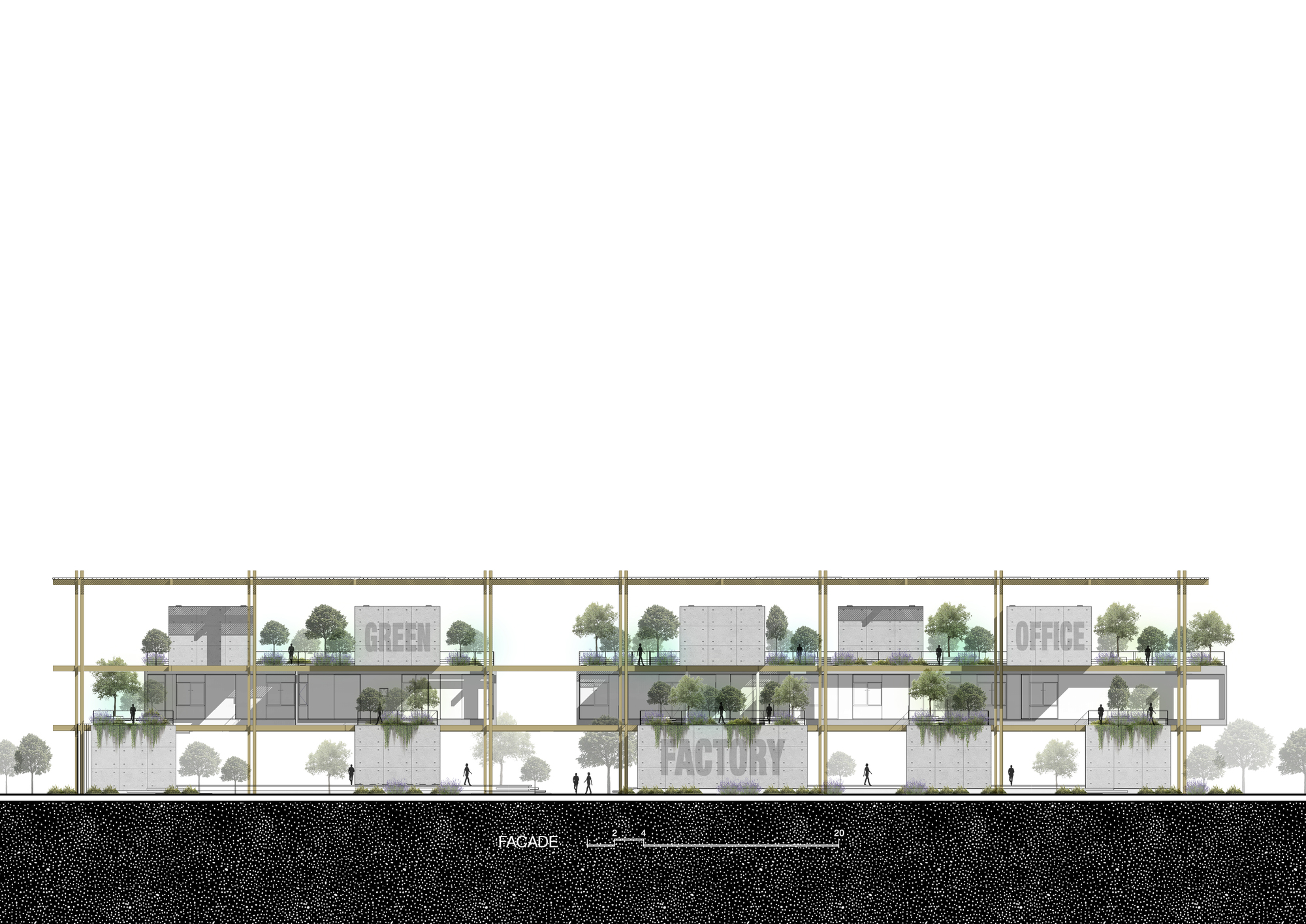 Gallery of Textile Factory Office / Ho Khue Architects - 51