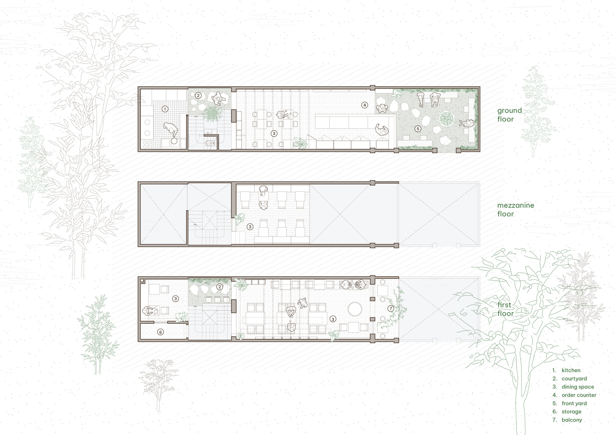 Gallery of O Plant-based Ton That Dam Cafe Restaurant / xưởng xép - 24