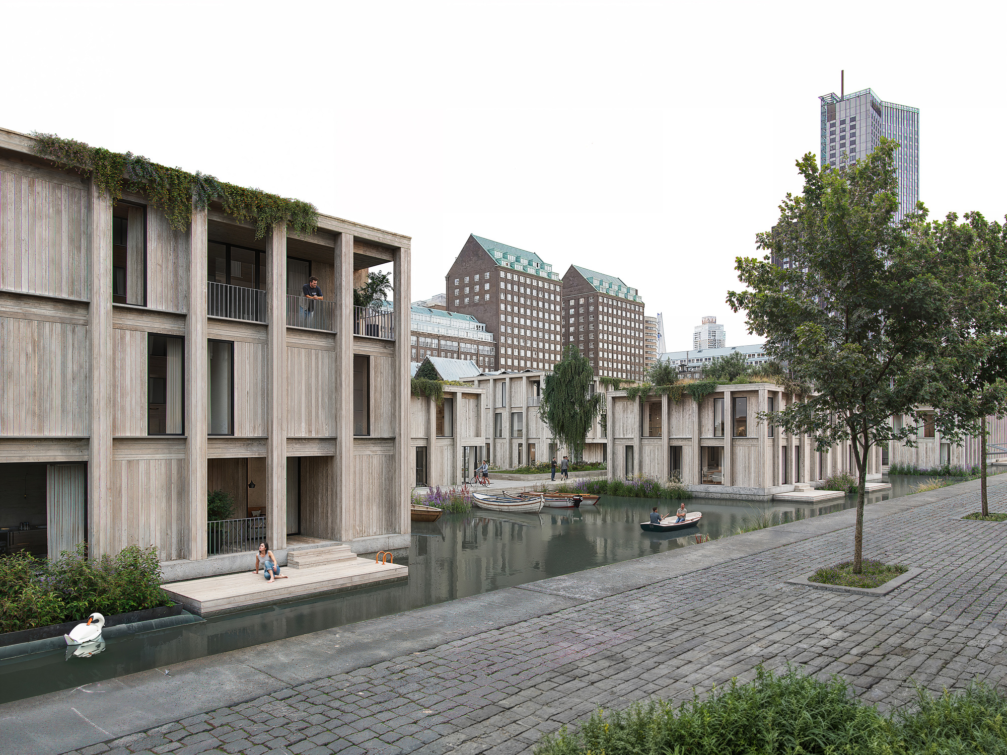 Gallery of MAST Reveals Floating Neighborhood Design for Rotterdam’s ...