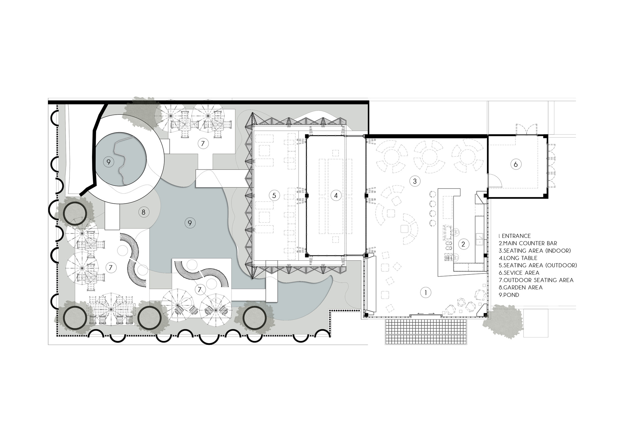 Gallery of The Facets Cafe / BBWORKSPACE - 31