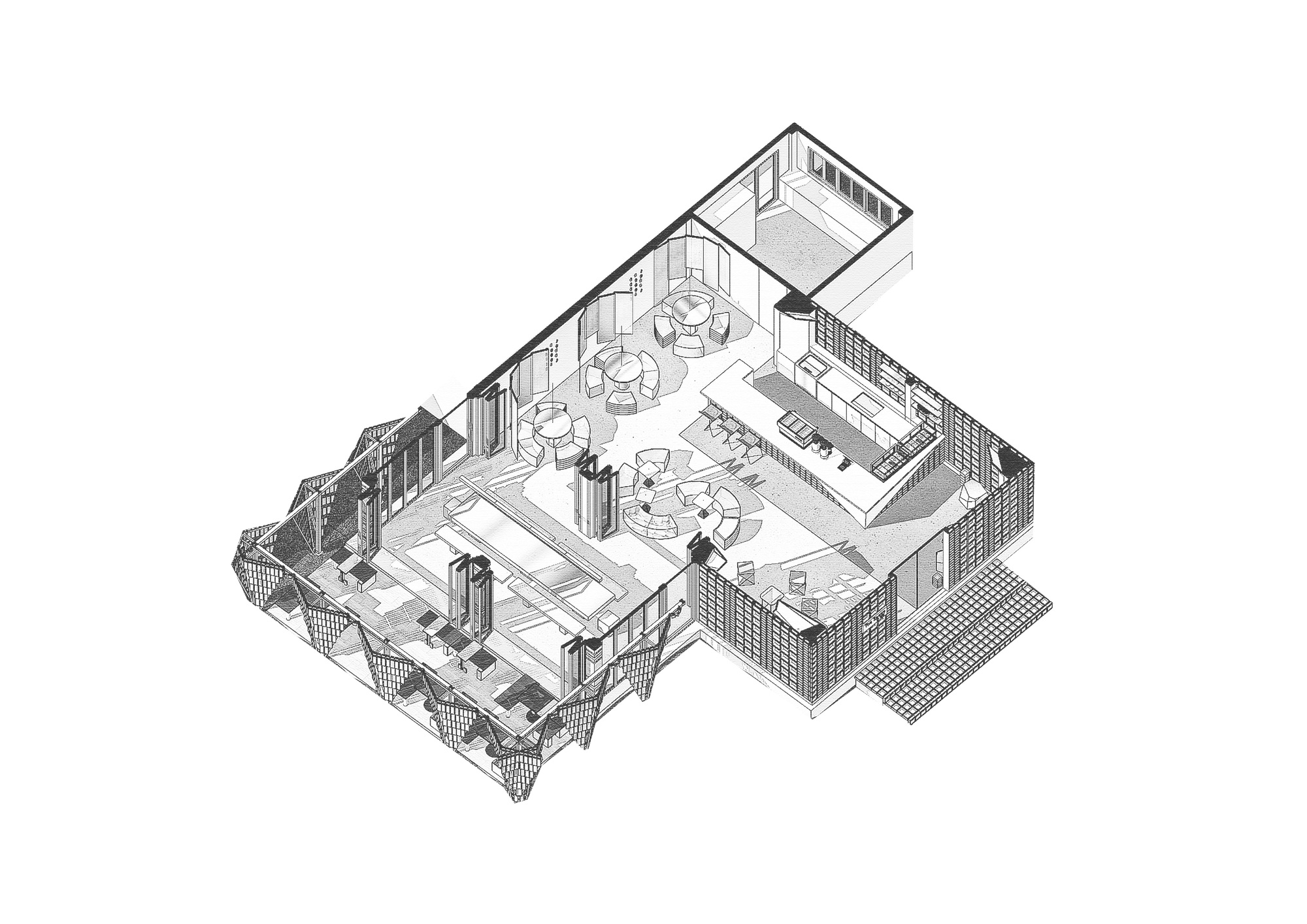 画廊 Facet 咖啡馆 / BBWORKSPACE - 34