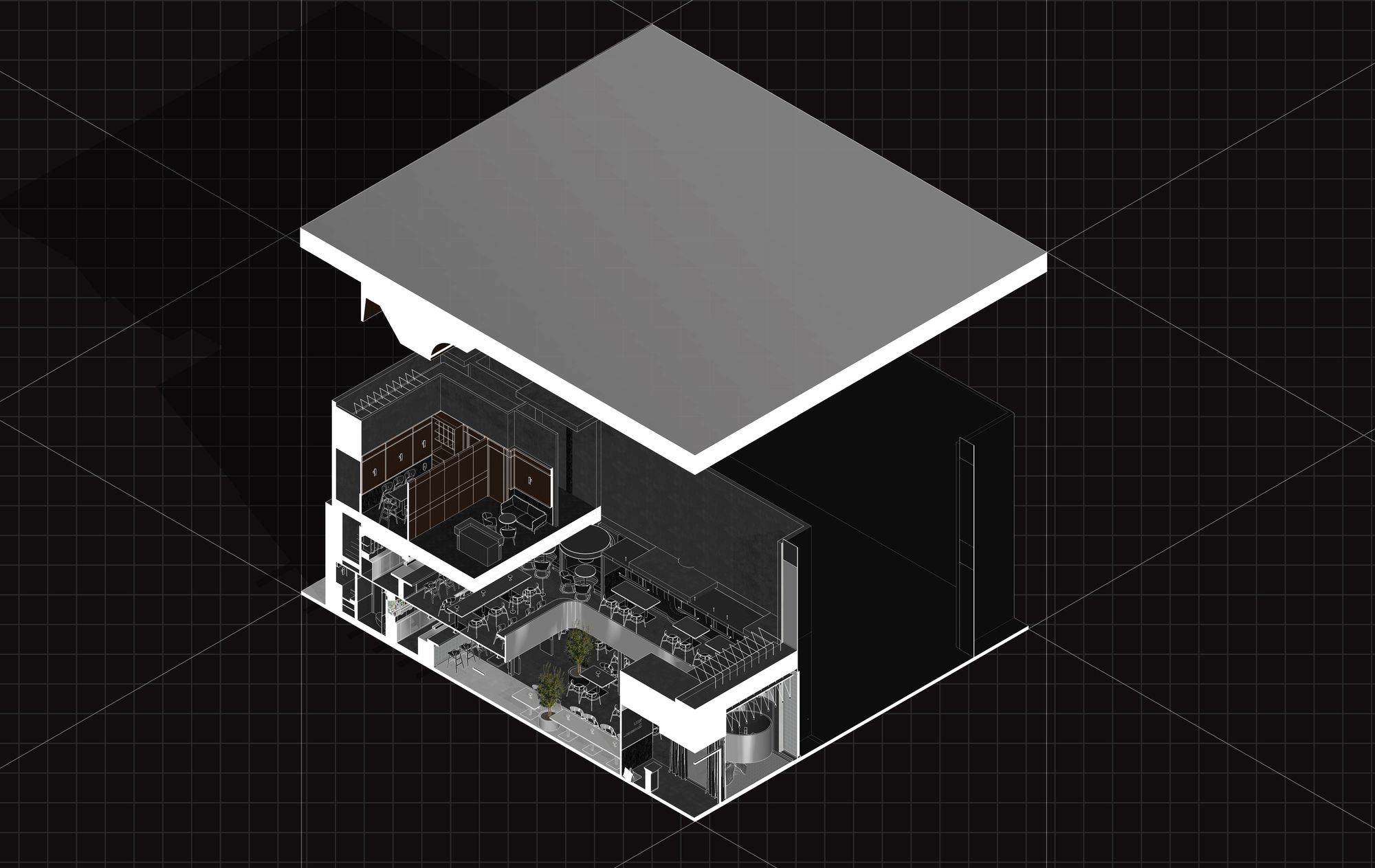 Gallery of LAIR Restaurant Bar / RENESA Architecture Design Interiors ...