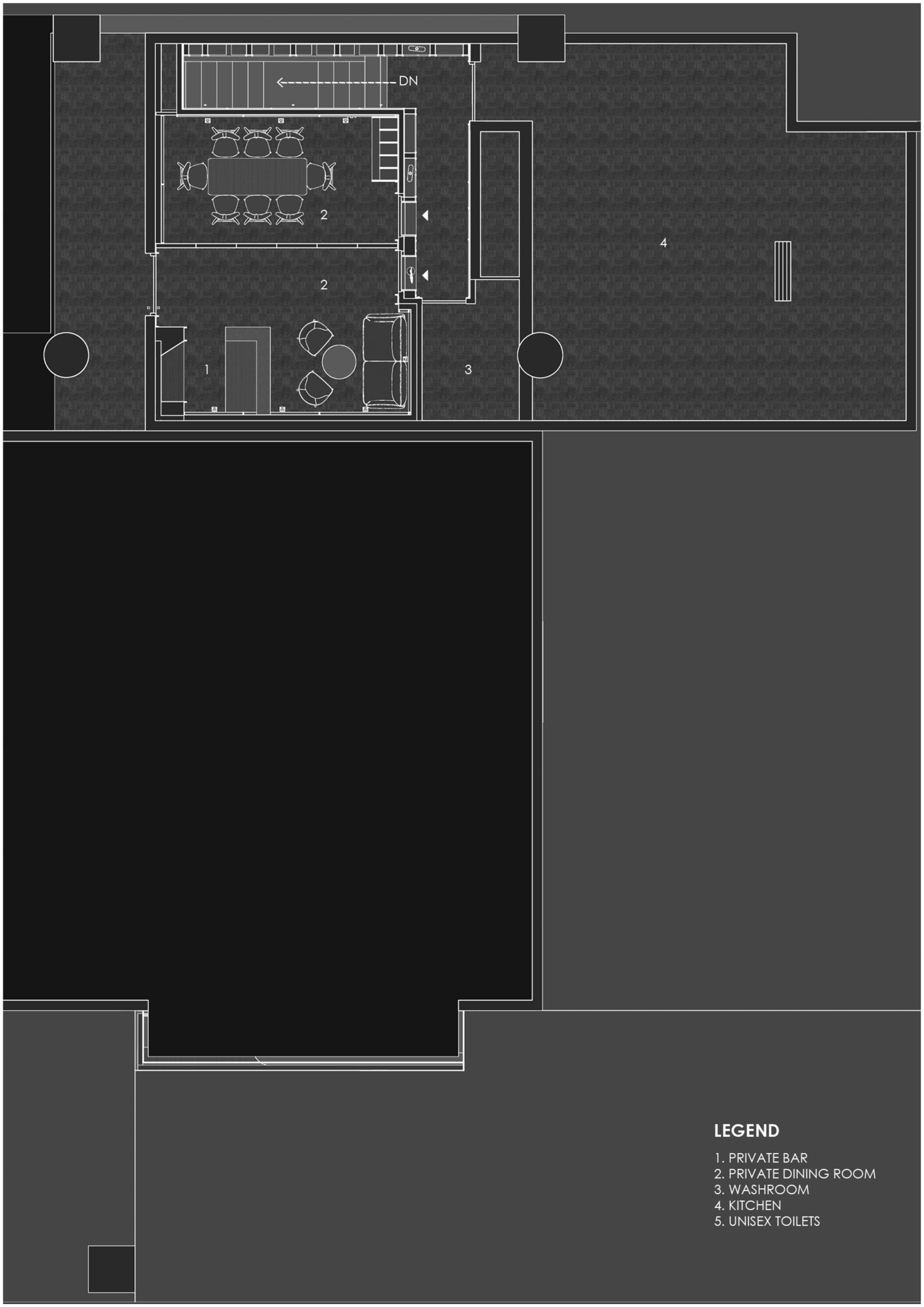 Gallery of LAIR Restaurant Bar / RENESA Architecture Design Interiors ...