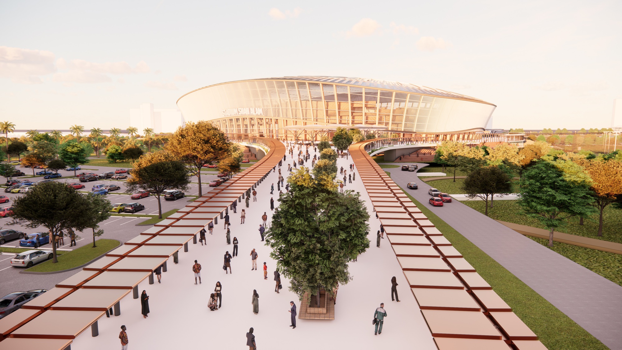 Gallery of Populous Reveals Designs for Shah Alam Sports Complex ...