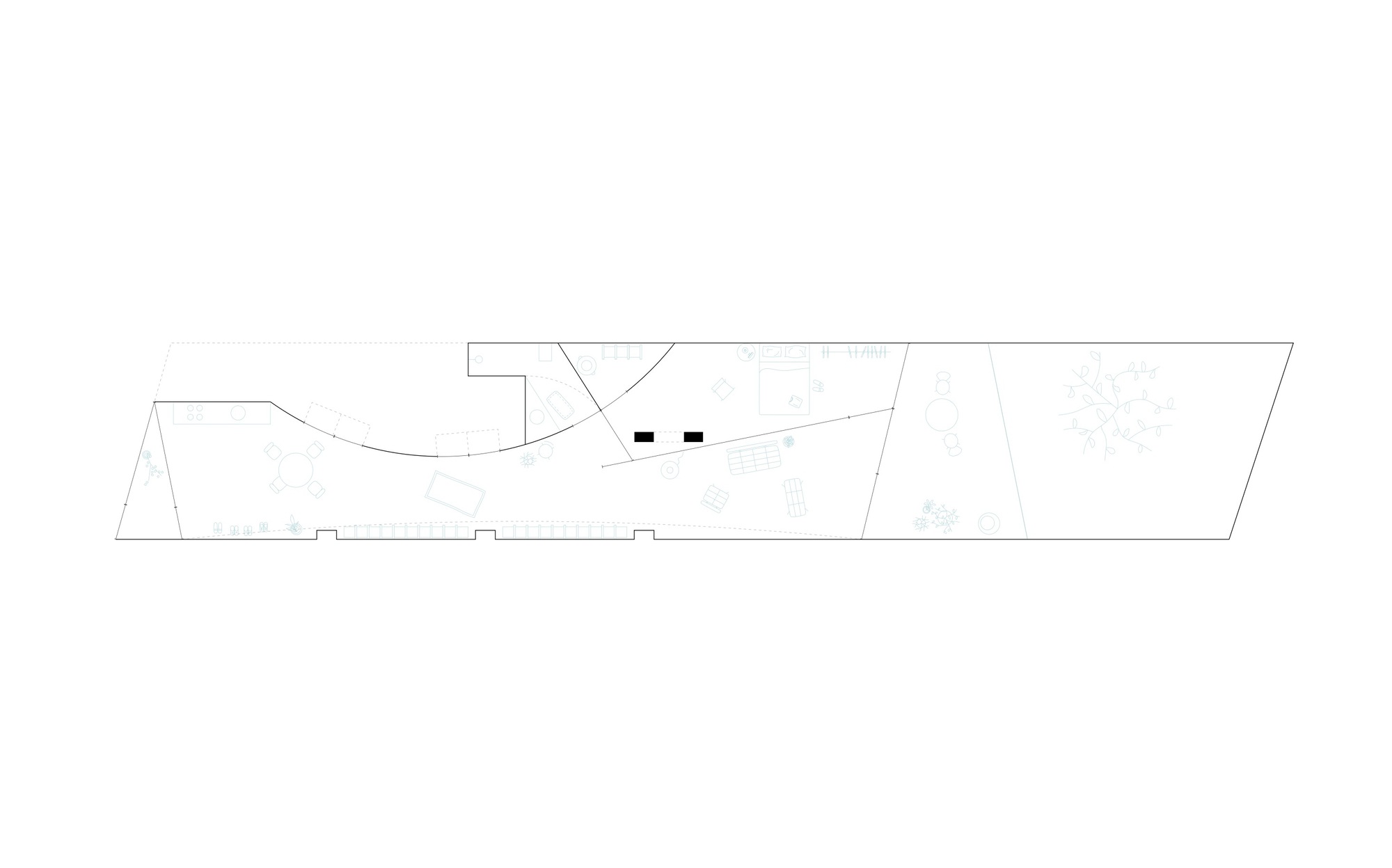 Gallery of Oasis under a Building / fala - 12