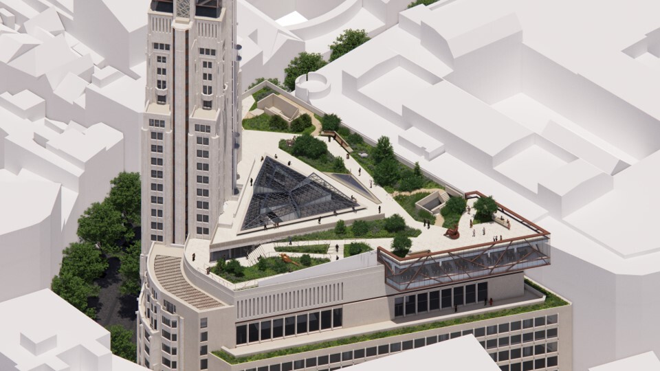 Gallery of Studio Libeskind Unveils New Images of the Art Deco Tower ...