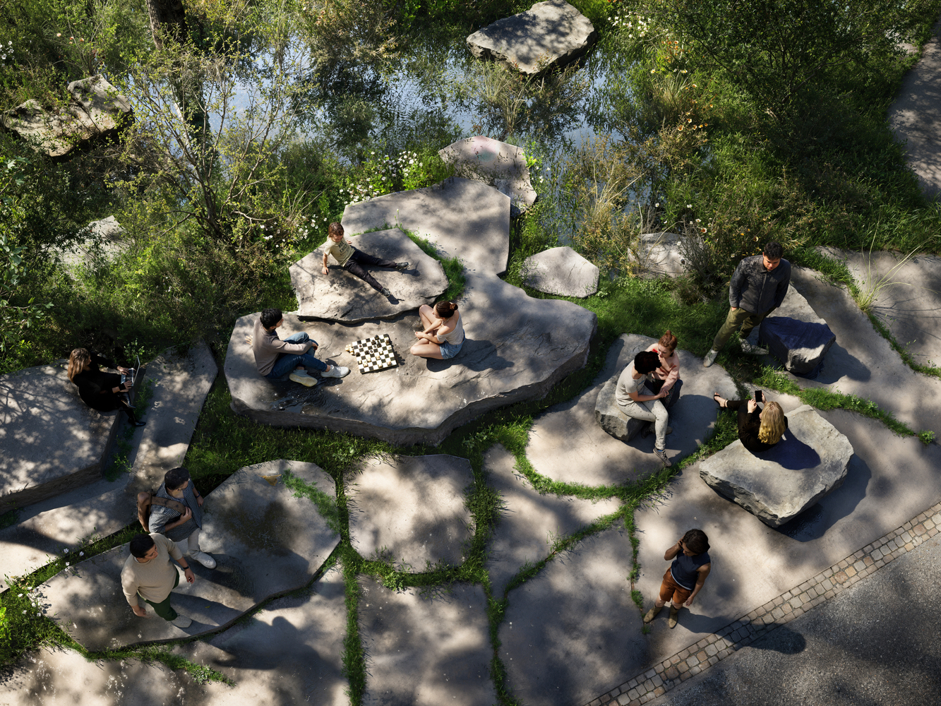 Gallery of BIG Wins Competition to Transform Three Urban Plazas into an ...