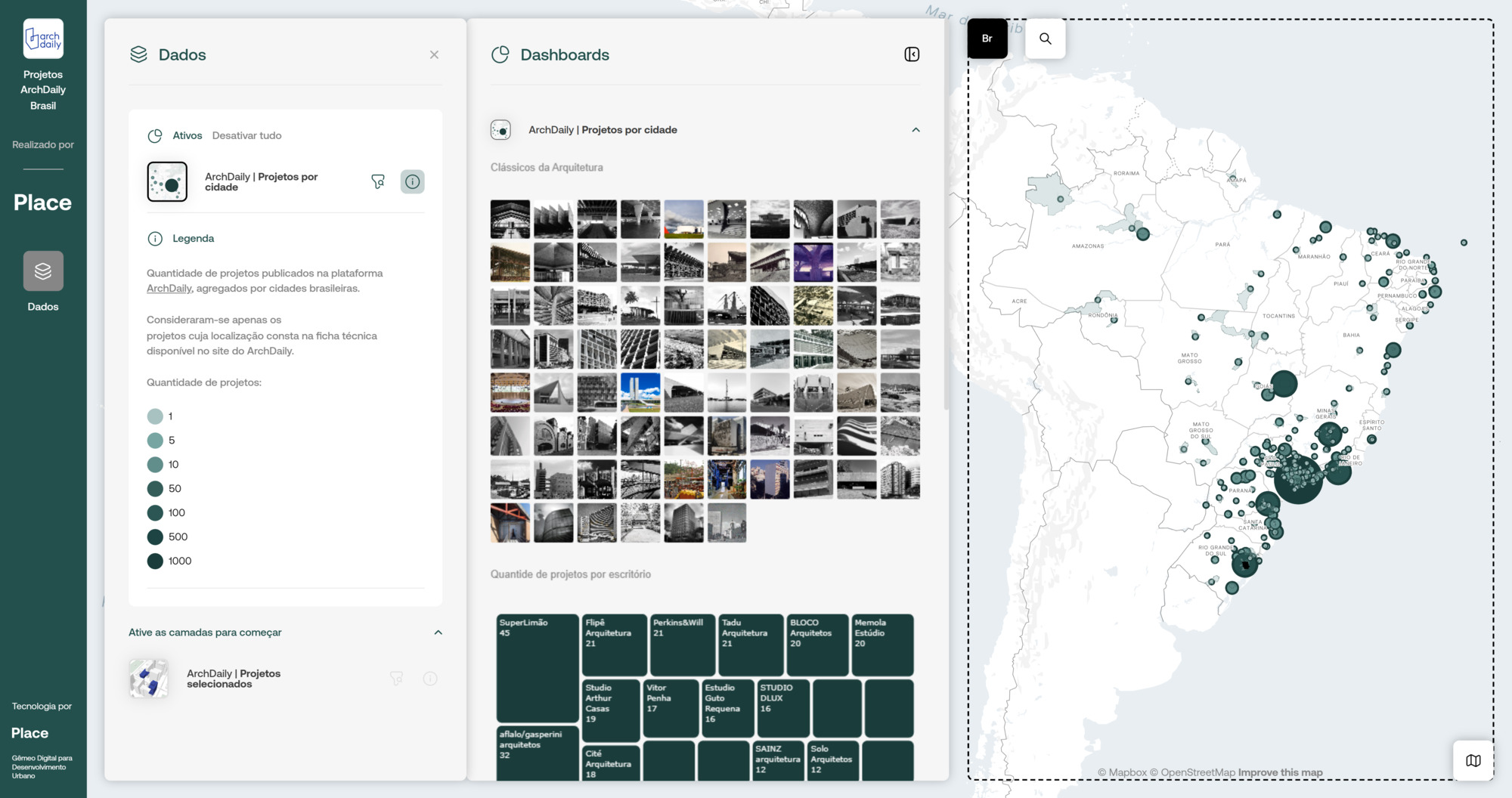 Galeria de PLACE lança mapa interativo com todos os projetos do ...