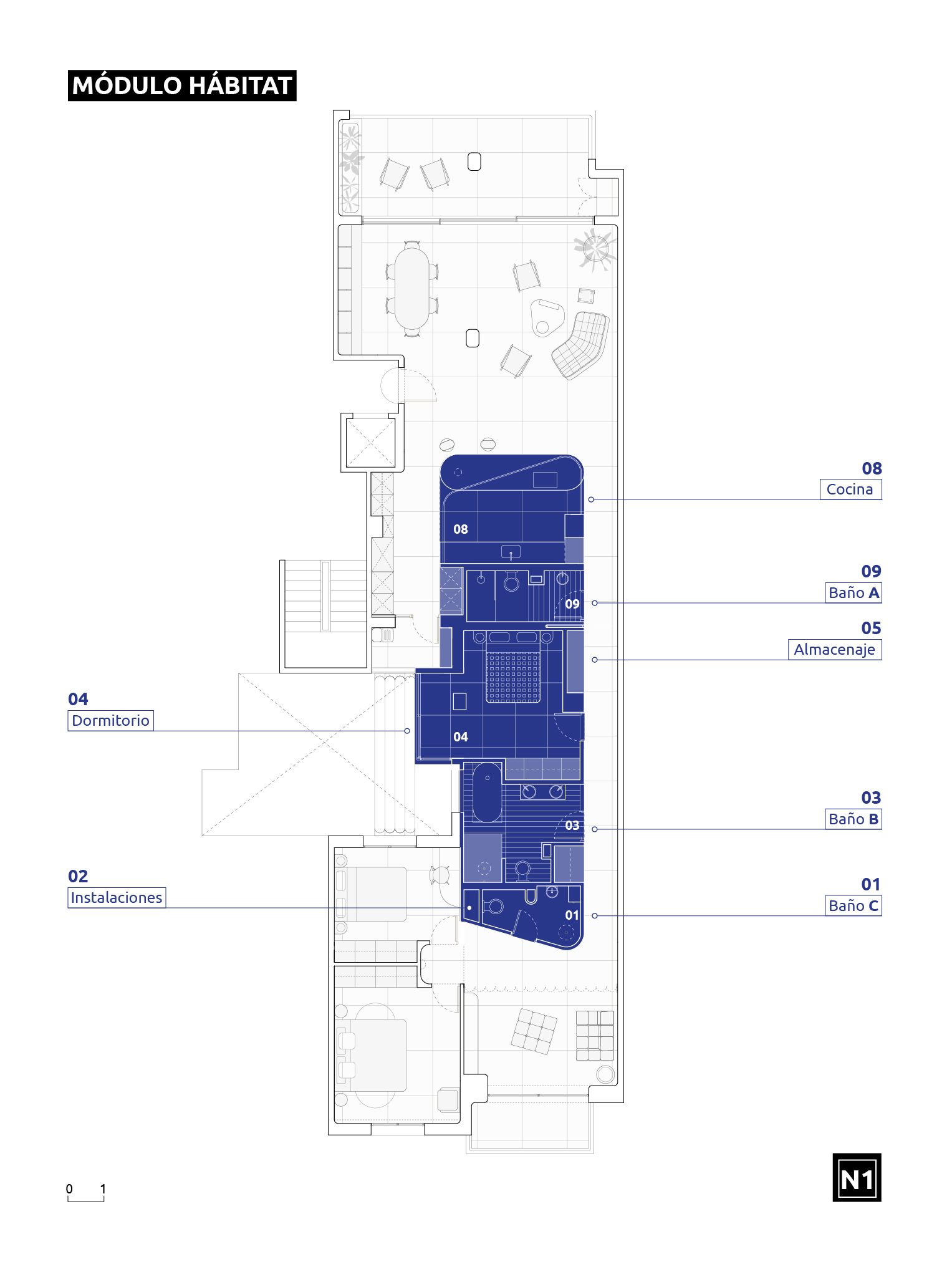 Galería de Módulo Hábitat / MEII ESTUDIO - 16