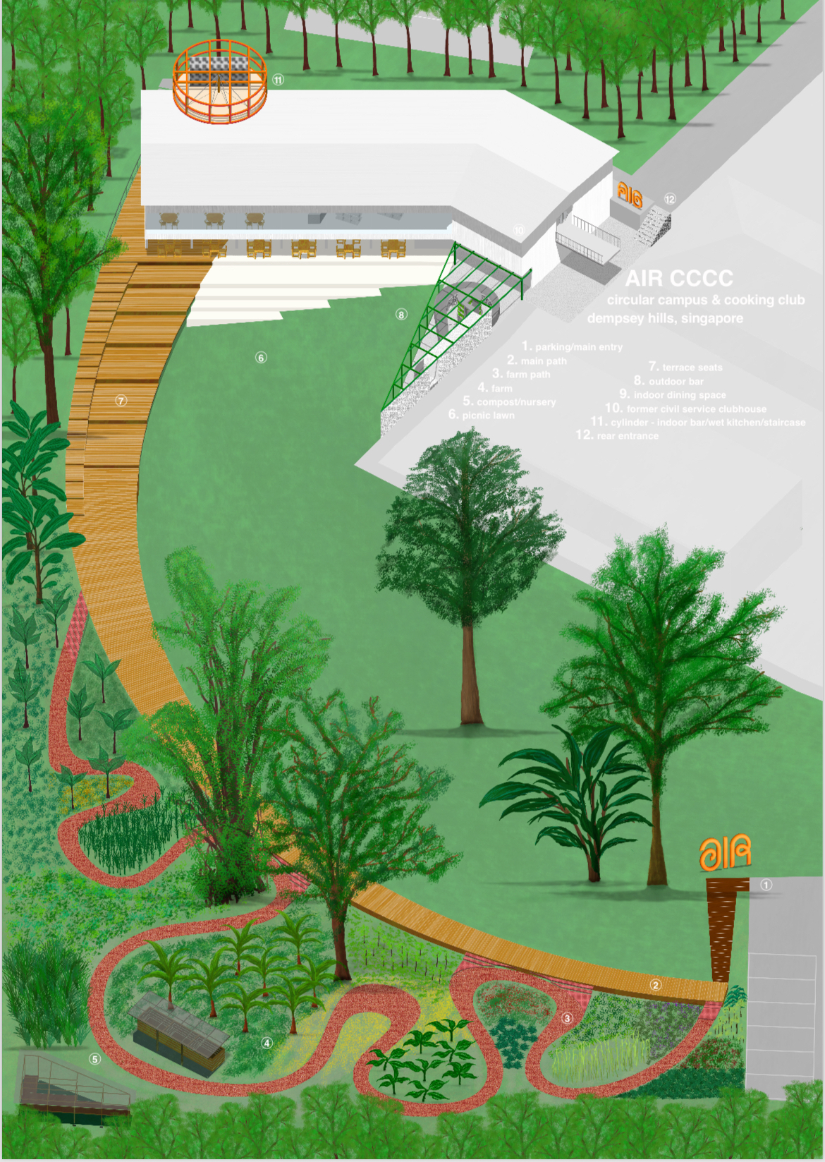 Gallery of AIR Circular Campus and Cooking Club / OMA + Zarch Collaboratives - 23