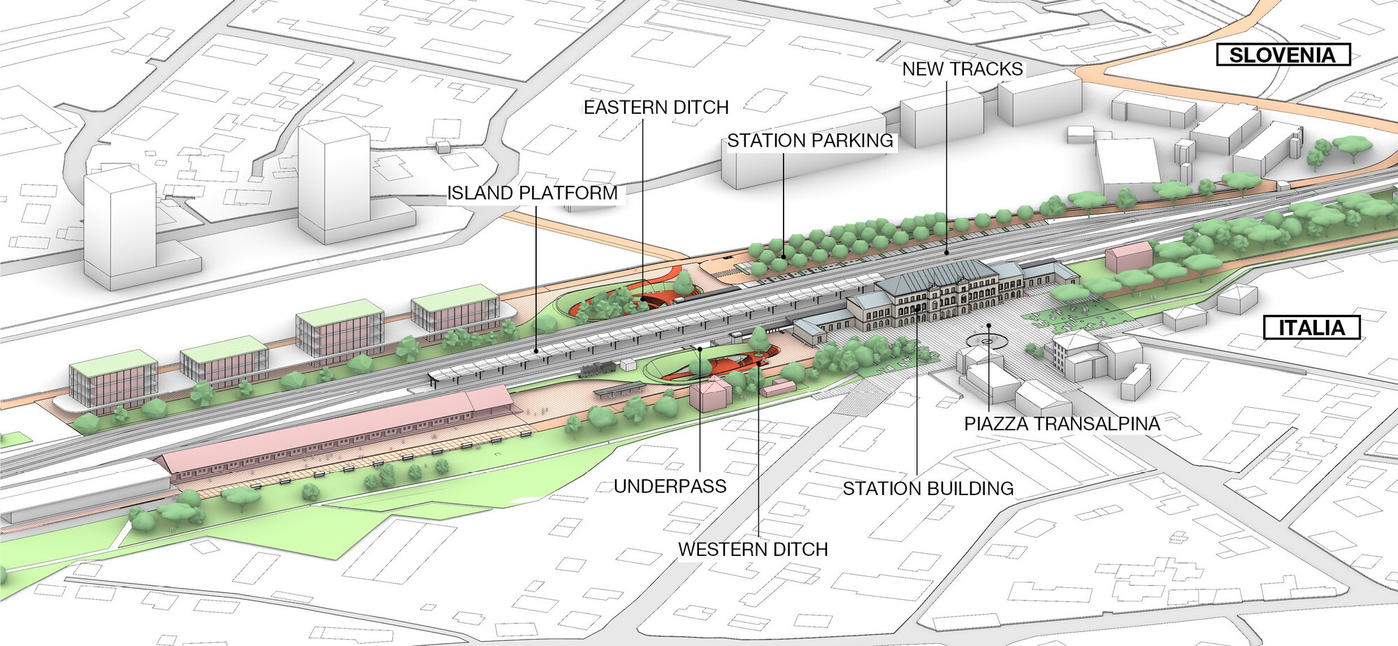 Gallery of Nova Gorica Railway Station and Vrtača Underpass / SADAR ...