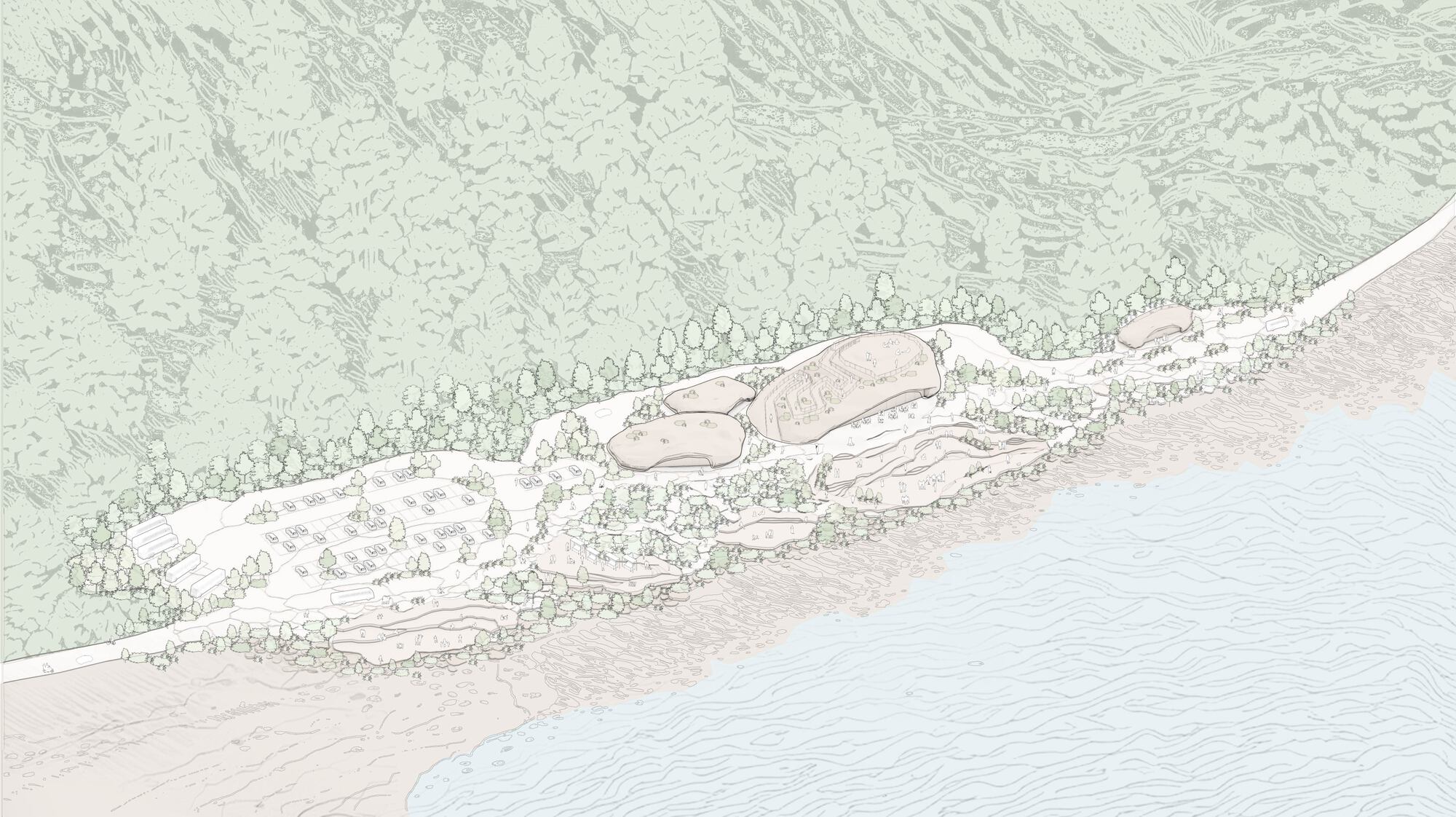 Gallery of MVRDV Designs Masterplan with Rock-Inspired Tourist Facilities for Jialeshui, Taiwan - 10