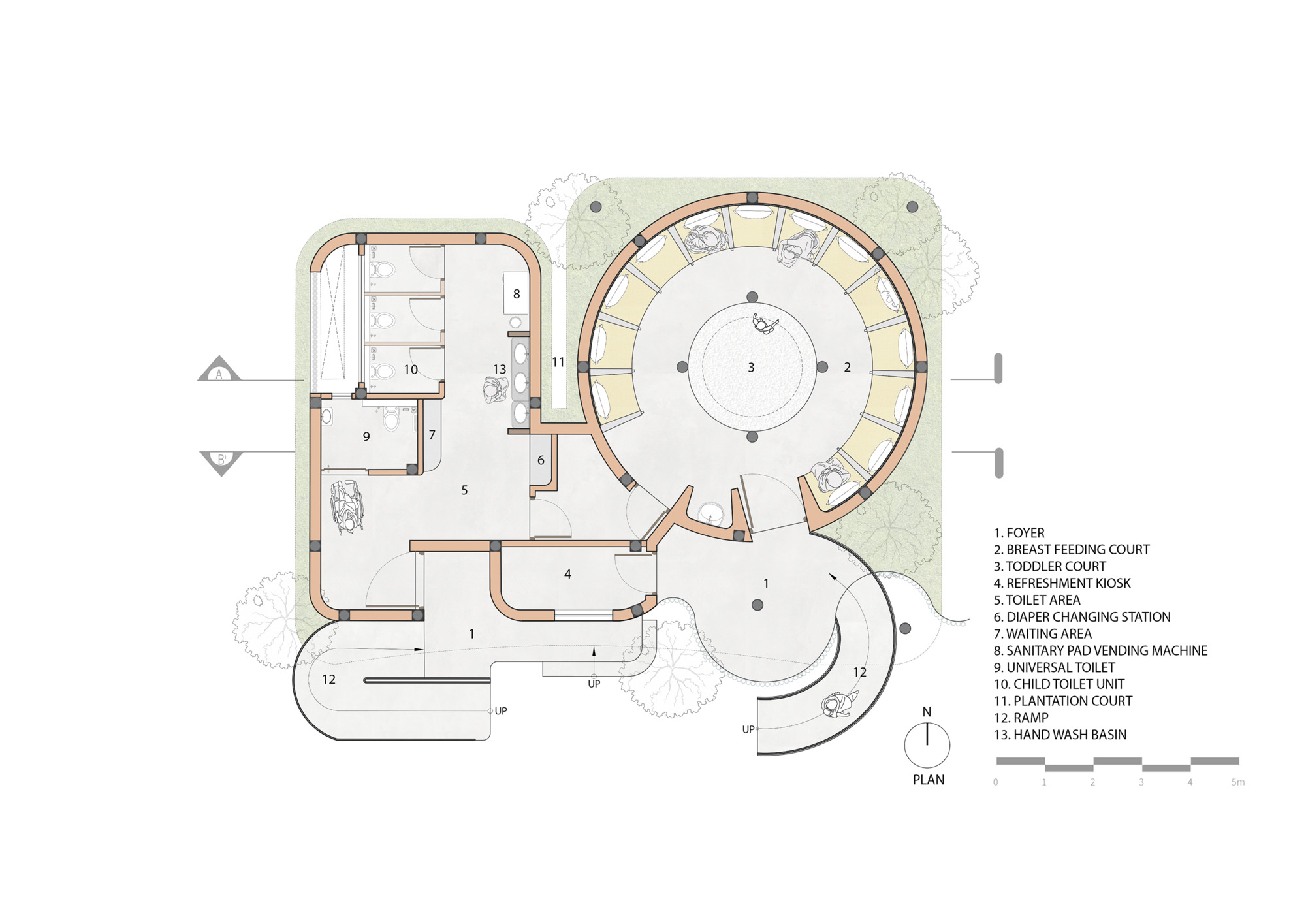 Gallery of She Block Breastfeeding Centers for Mothers on the Move / Aangan Collaborative LLP - 15