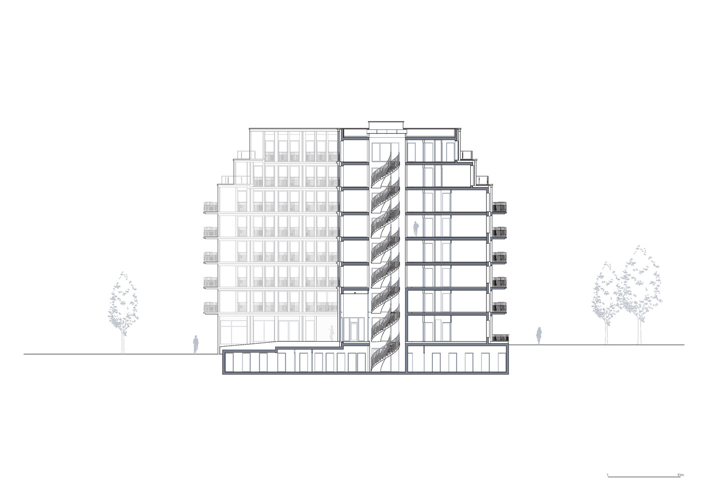Gallery of The August Social Housing / Team V Architecture - 19