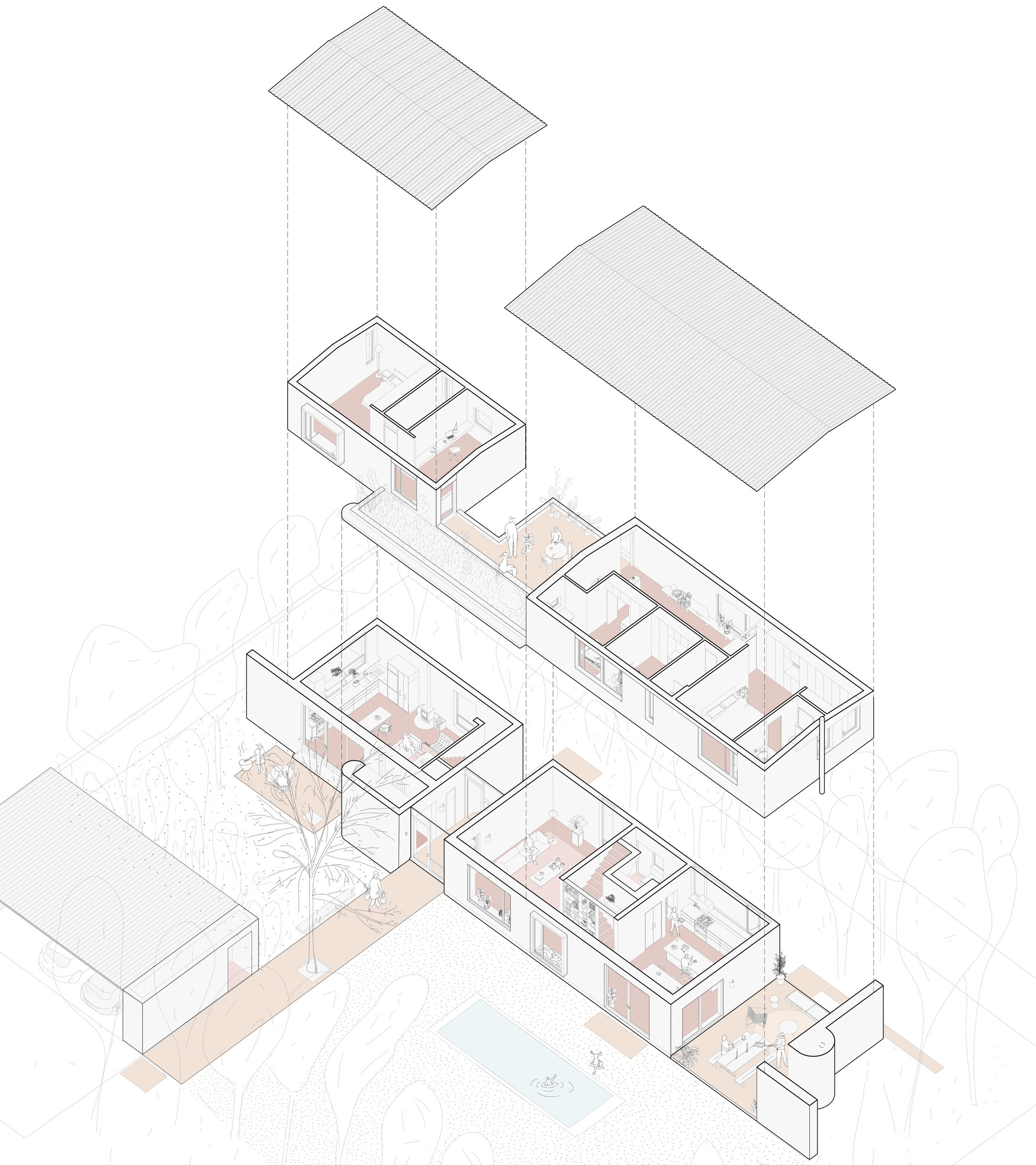 Gallery of Two Sides House / MiMo Architects - 25