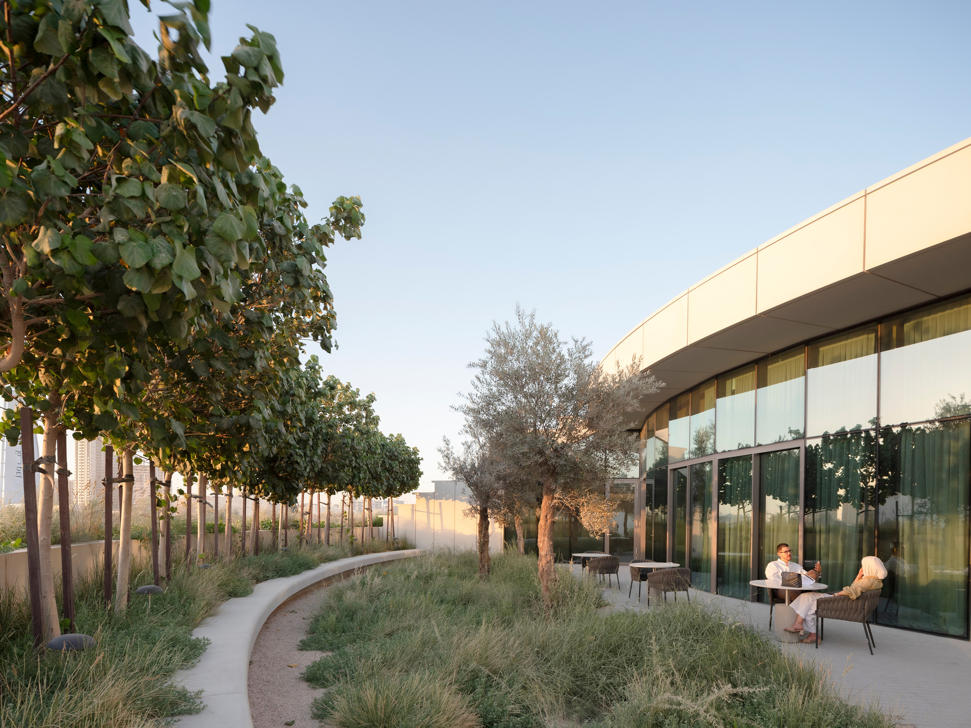 Gallery of Ghaf Woods Experience Center / AOE + STUDIOI - 15