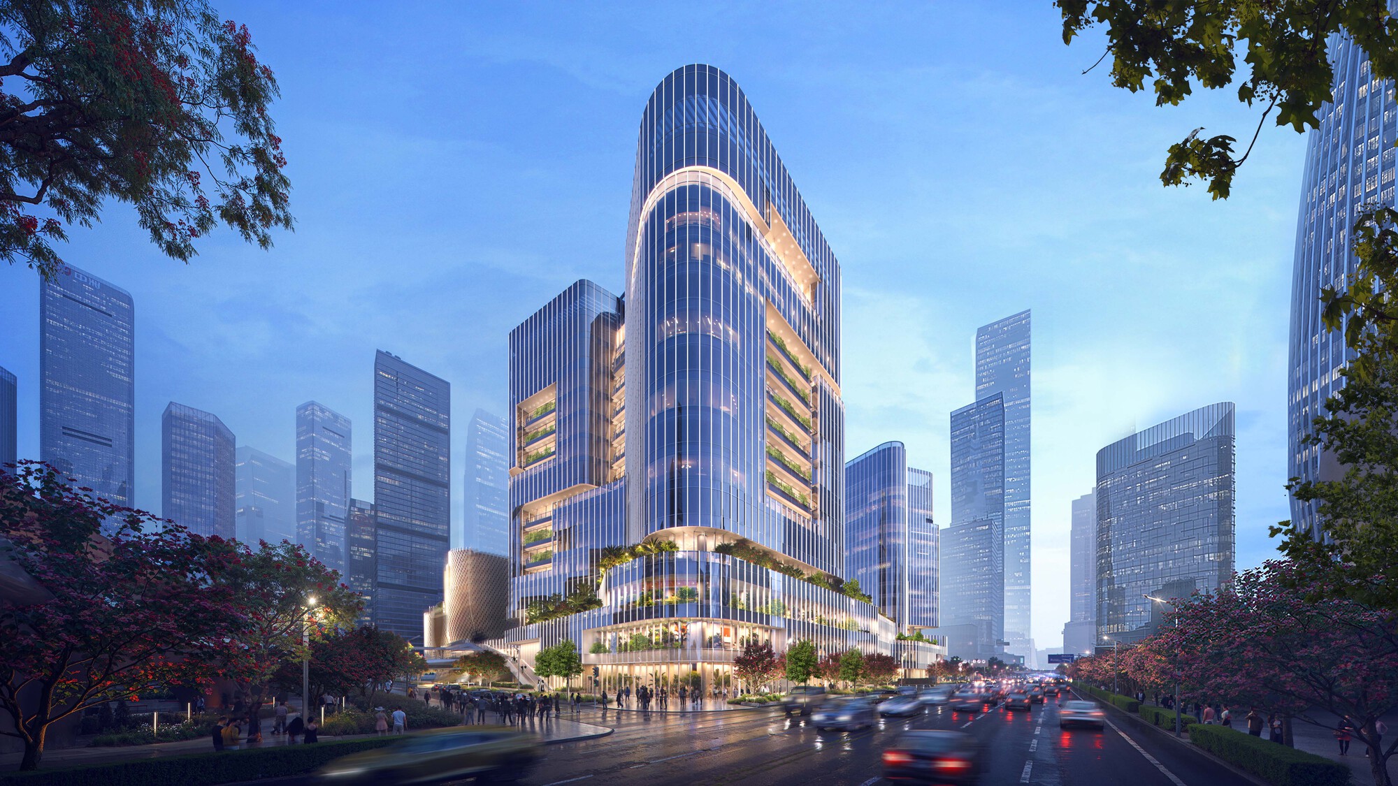 画廊 奥雷·舍人事务所设计中国深圳新型多功能城市综合体 - 4