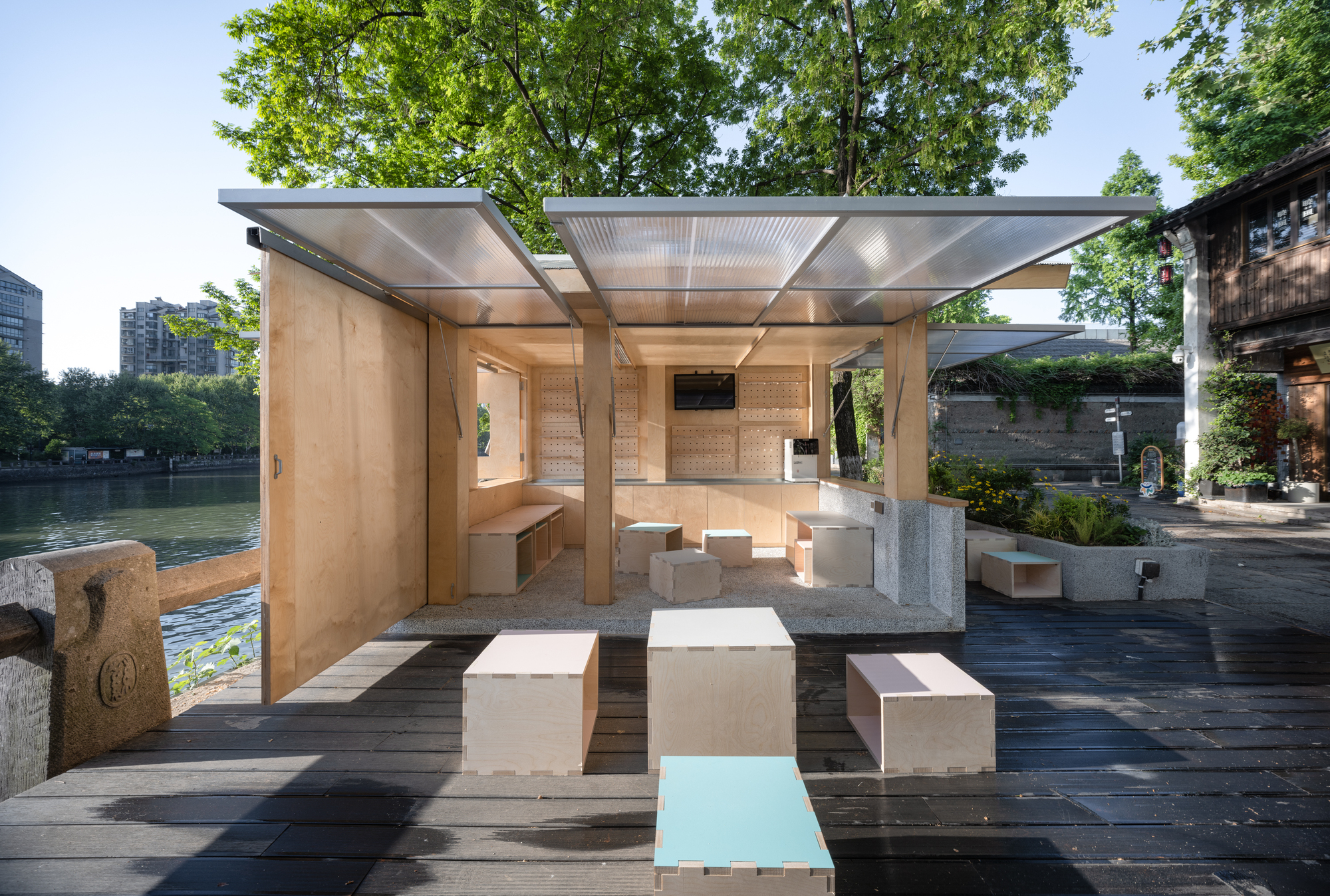 Gallery of Canal Pavilion Post / ZAOZUO ARCHITECTURE STUDIO - 3