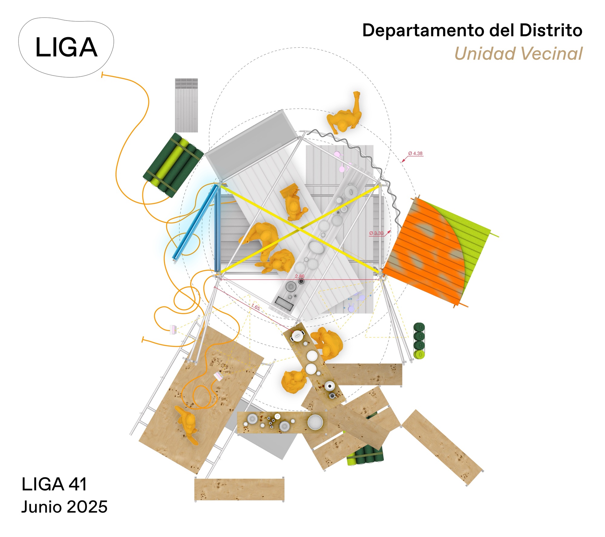 LIGA 41: Departamento del Distrito (Méx), Unidad Vecinal | ArchDaily México