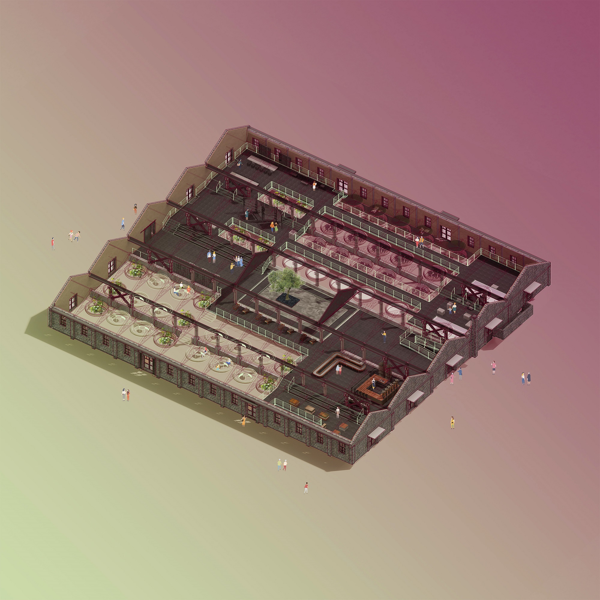 Gallery of Interior Design of Fanshan Alunite Crystallization Ponds / FLIP studio - 32