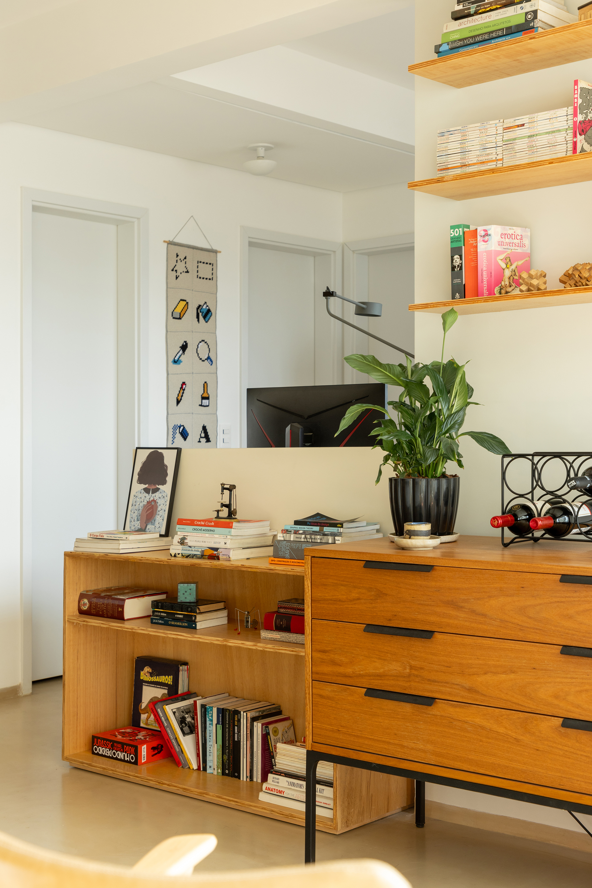 Galería de Apartamento Puzzle Deslizante / Bruno Kim Arquitetura - 11