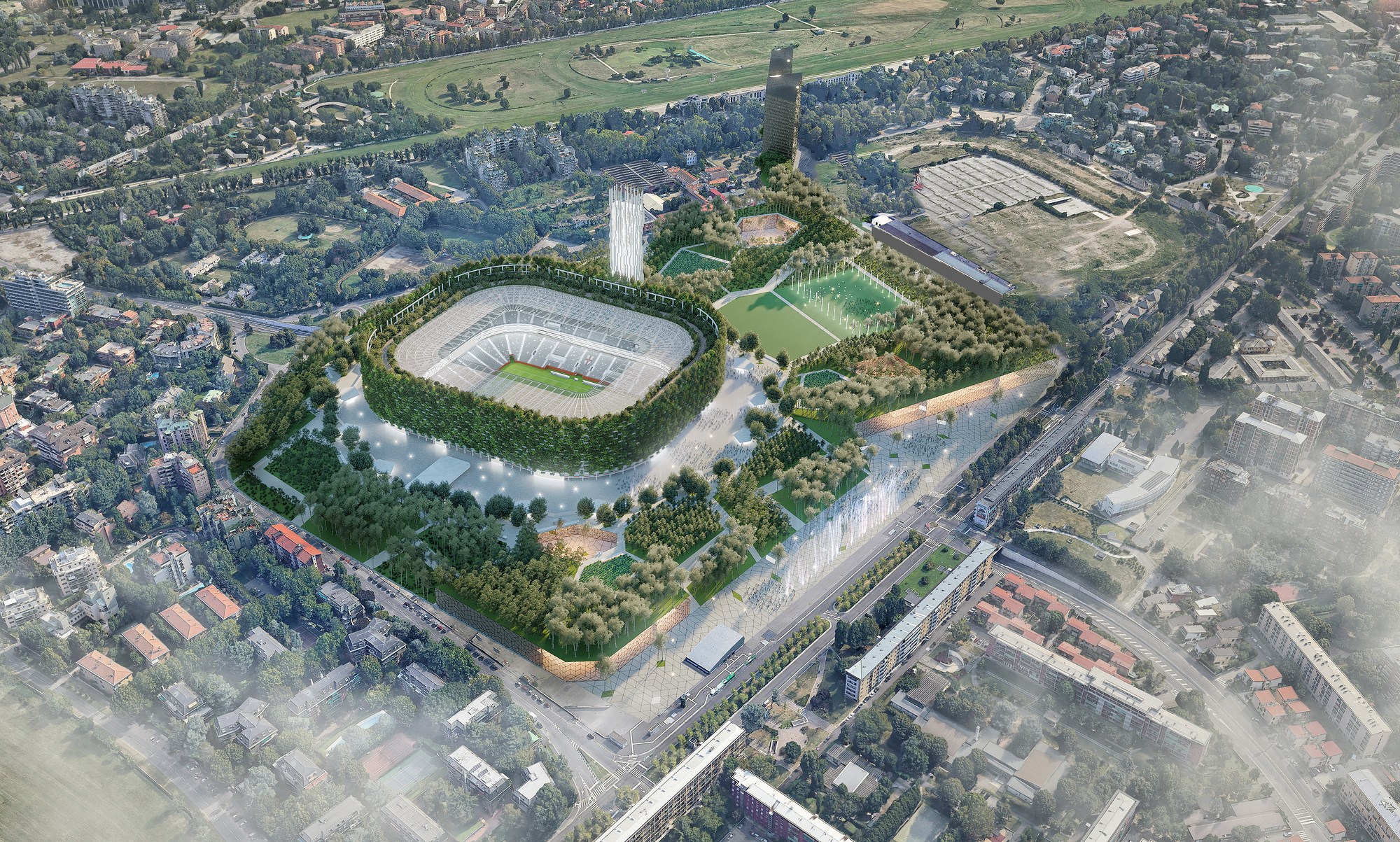 Gallery of Foster + Partners and MANICA to Design New Stadium as Milan ...