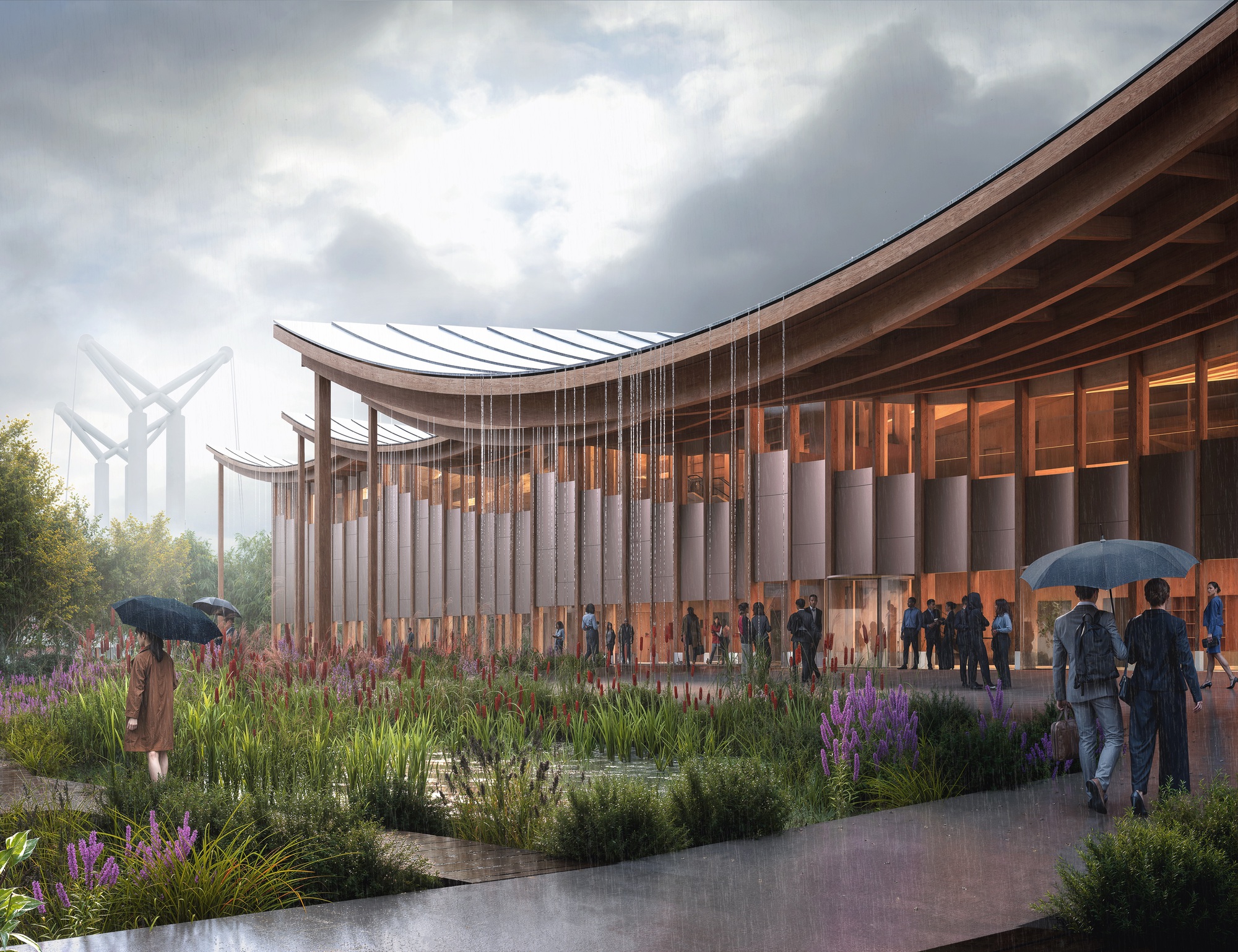 BIG Reveals “The Sail” Congress Center on the Seine Riverfront in ...