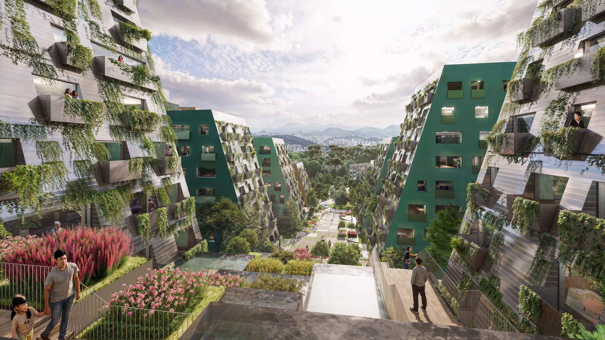 Gallery of OMA Unveils Hillside Redevelopment Project in Busan, South Korea - 3