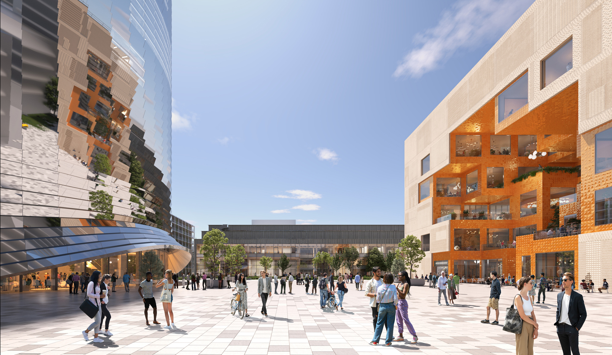 Gallery of MVRDV Breaks Ground on the Innovation Park Artificial Intelligence Campus in ...